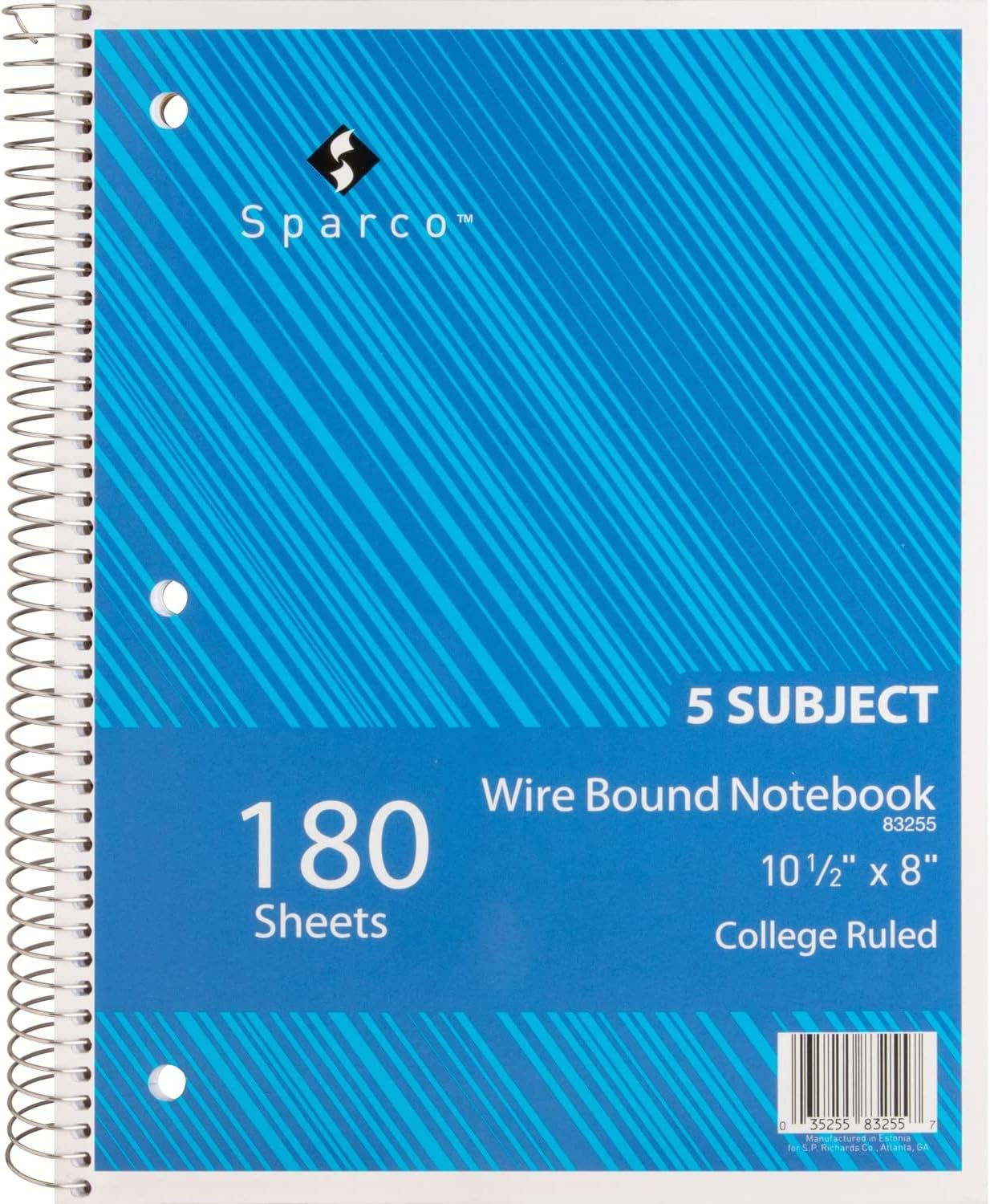 Amazon.com: Five Star Spiral Notebook, 2 Subject, College Ruled, 9 1/2 ...