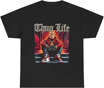 Thug Life Trump T-Shirt MAGA Team Design for Trump Supporters Funny ...