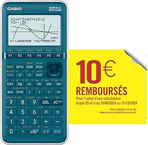 Casio GRAPH25+EII : Amazon.fr: Fournitures de bureau