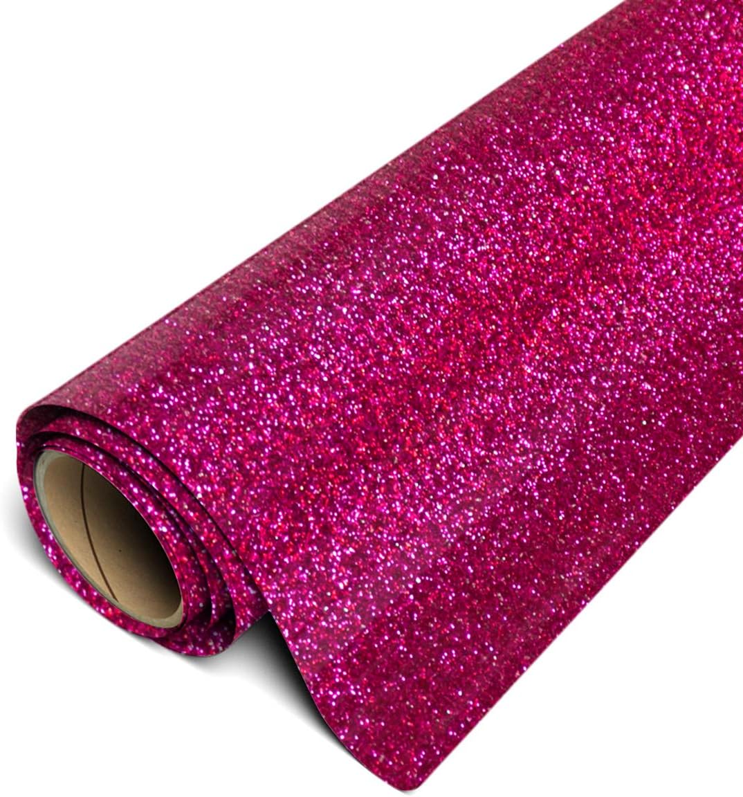 Amazon.com: Siser Glitter HTV 12"x3ft Roll (Neon Pink) Iron on Heat ...