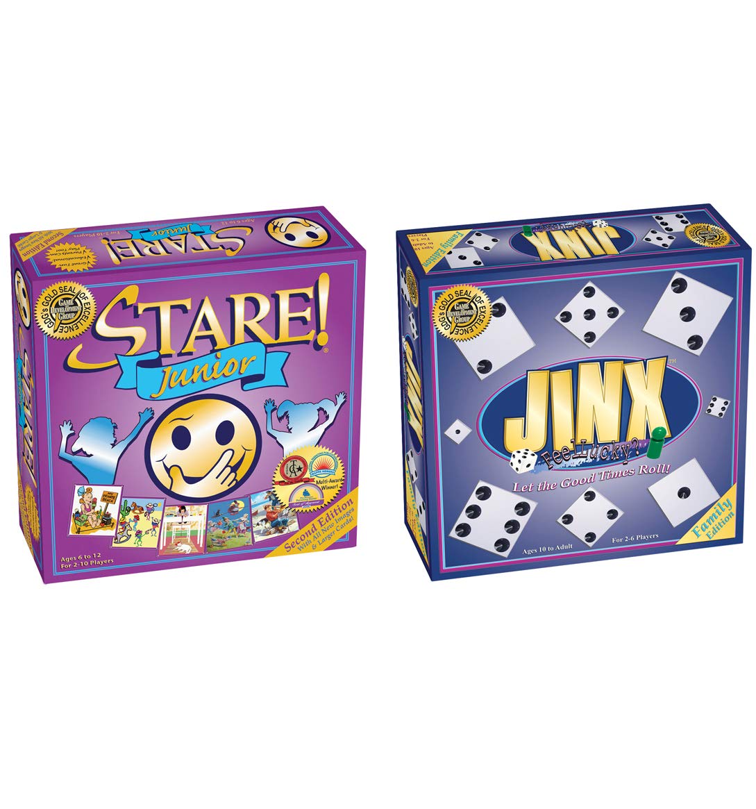 Buy Stare Junior + Jinx Family = Fun Board Game Bundle for Kids and ...
