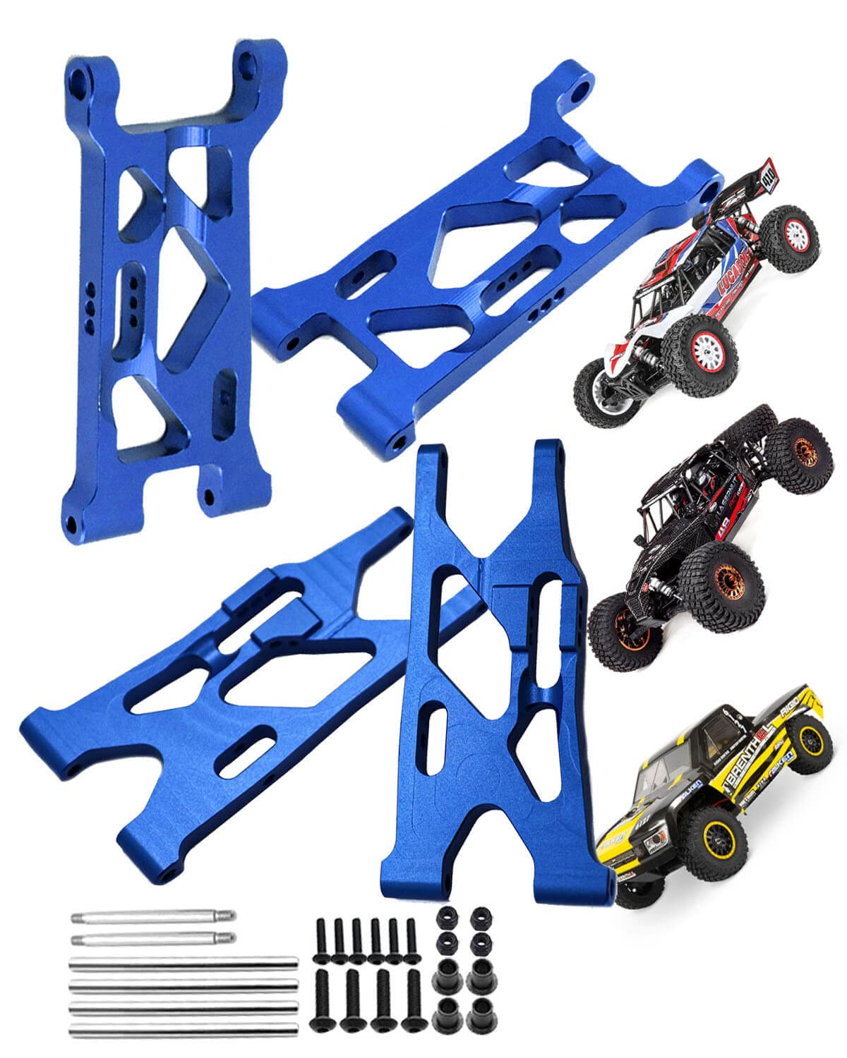 Amazon.com: RCMYou Aluminum Suspension A-Arms Upgrades Part for 1/10 ...