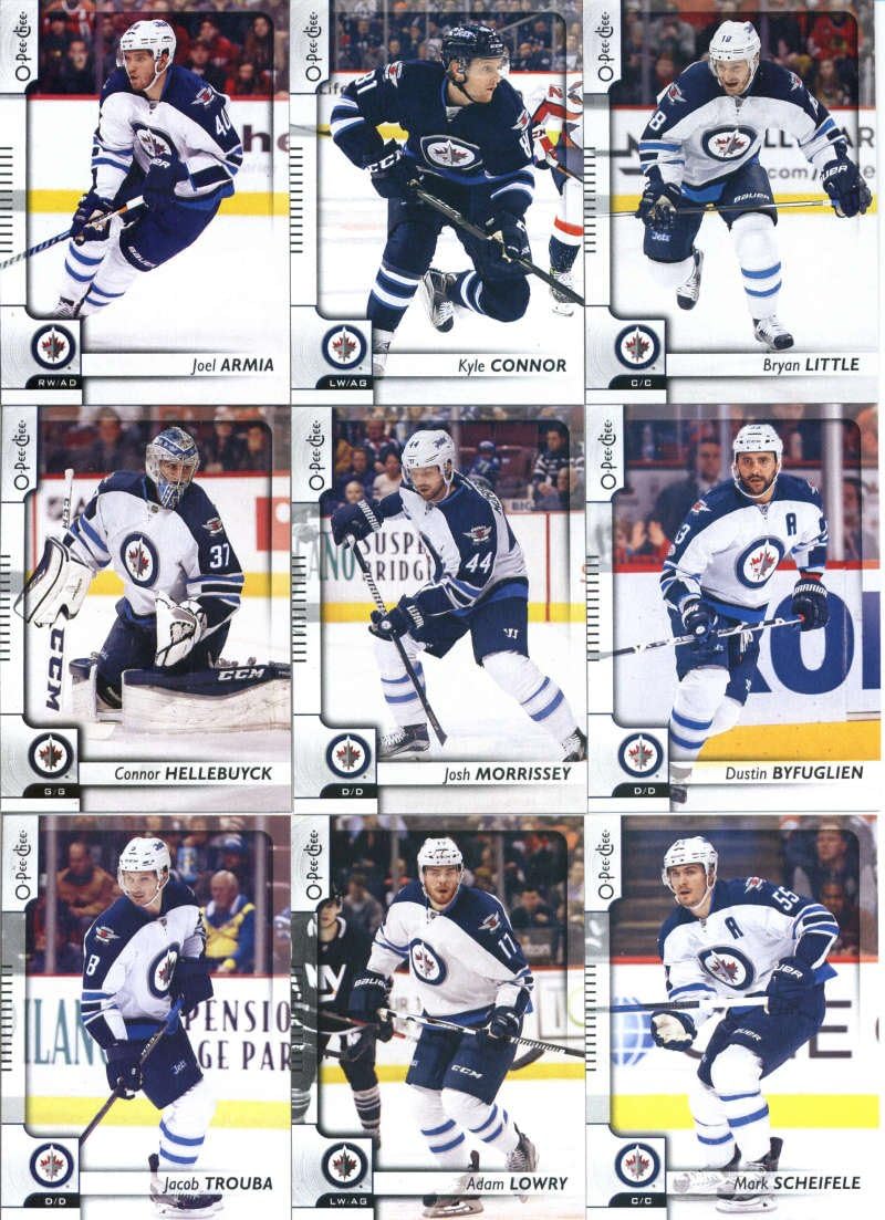 Amazon.com: 2017-18 O-Pee-Chee Hockey Winnipeg Jets Team Set of 15 ...