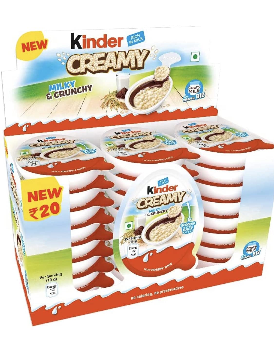 Kinder Creamy Milk & Crunchy 456g : Amazon.de: Lebensmittel & Getränke