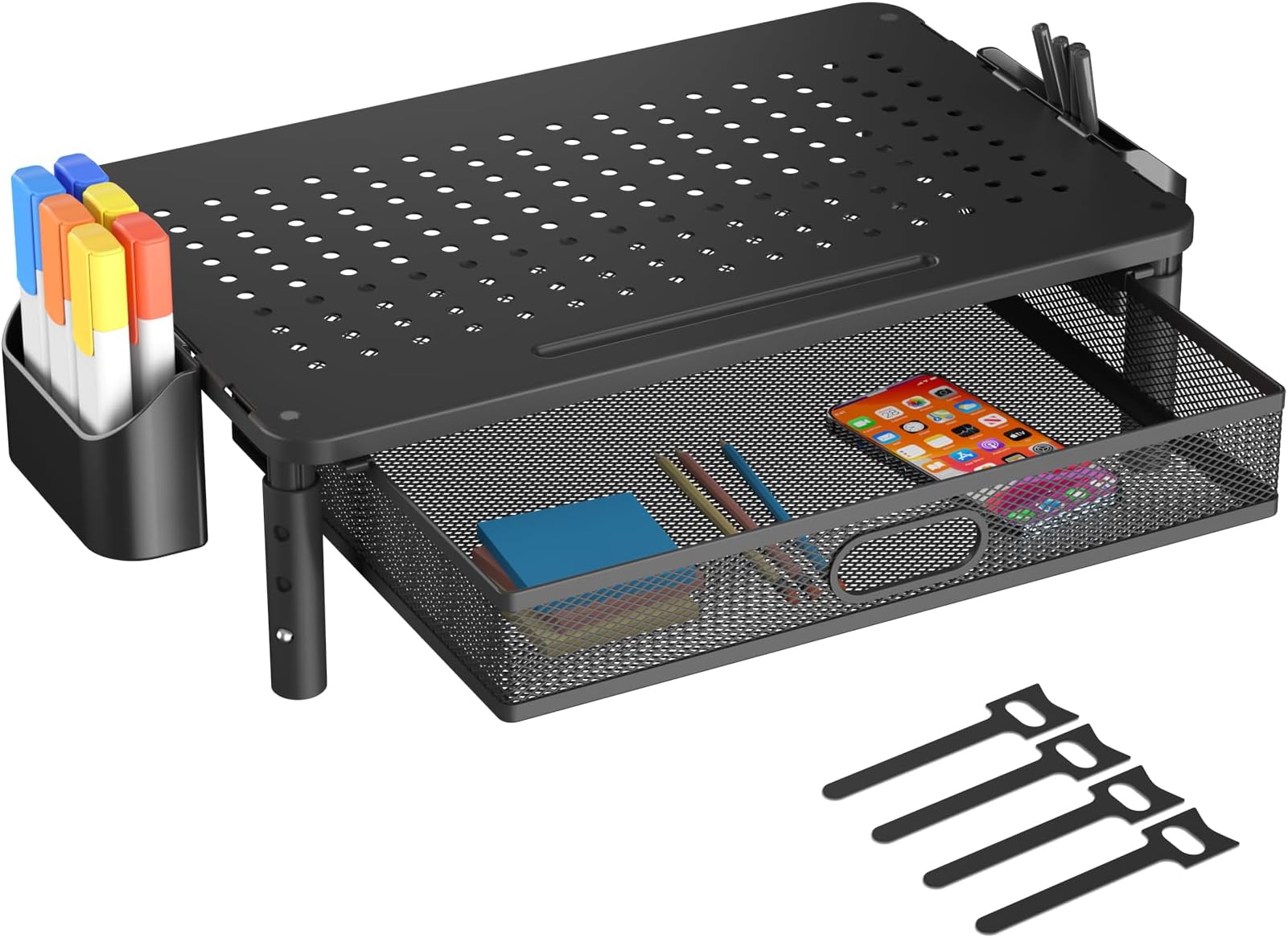 Amazon.com: KDD Monitor Stand Riser with Drawer - Computer Monitor ...