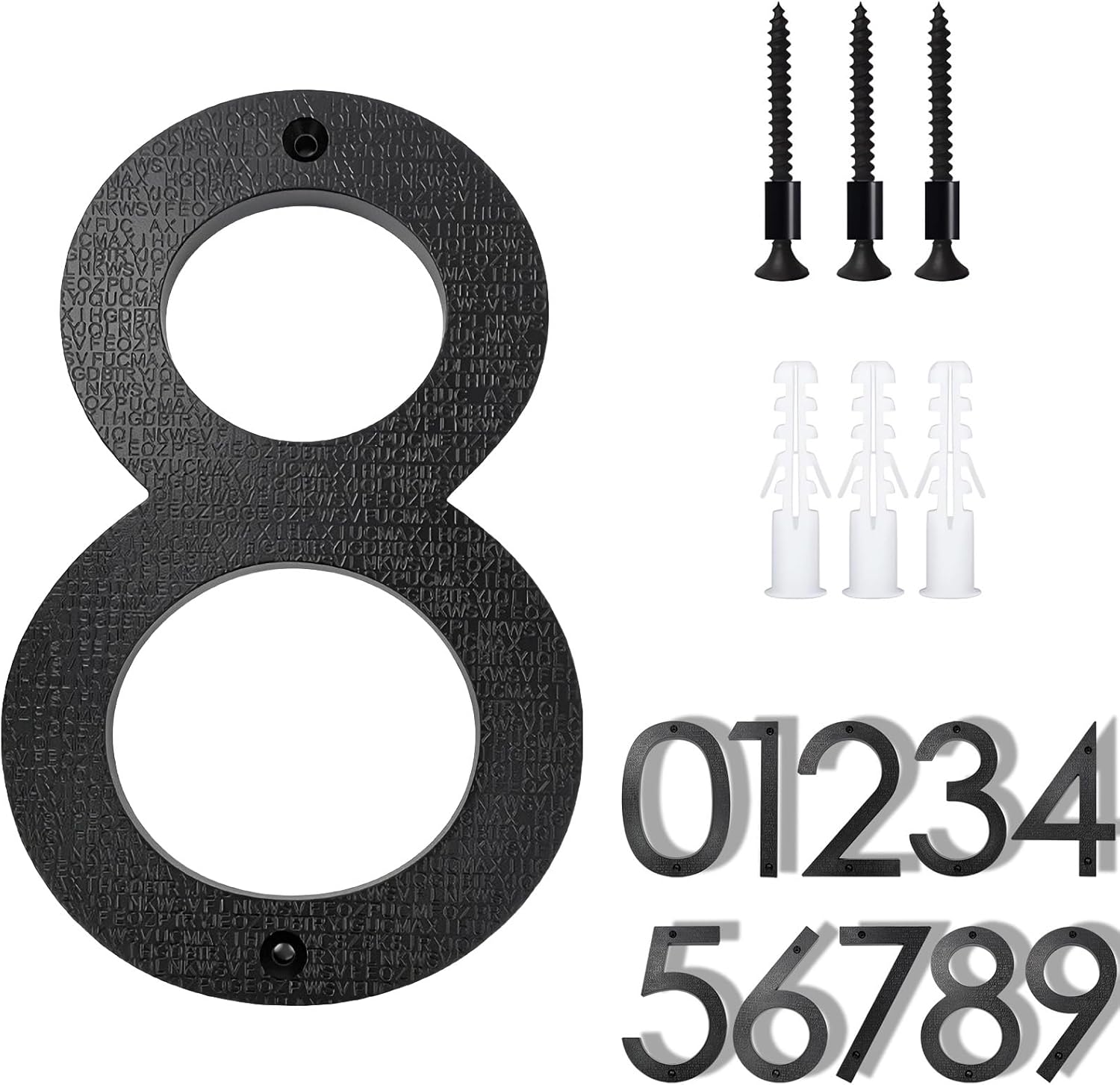 10 Inch House Numbers Large Floating Address Numbers, Modern Address ...