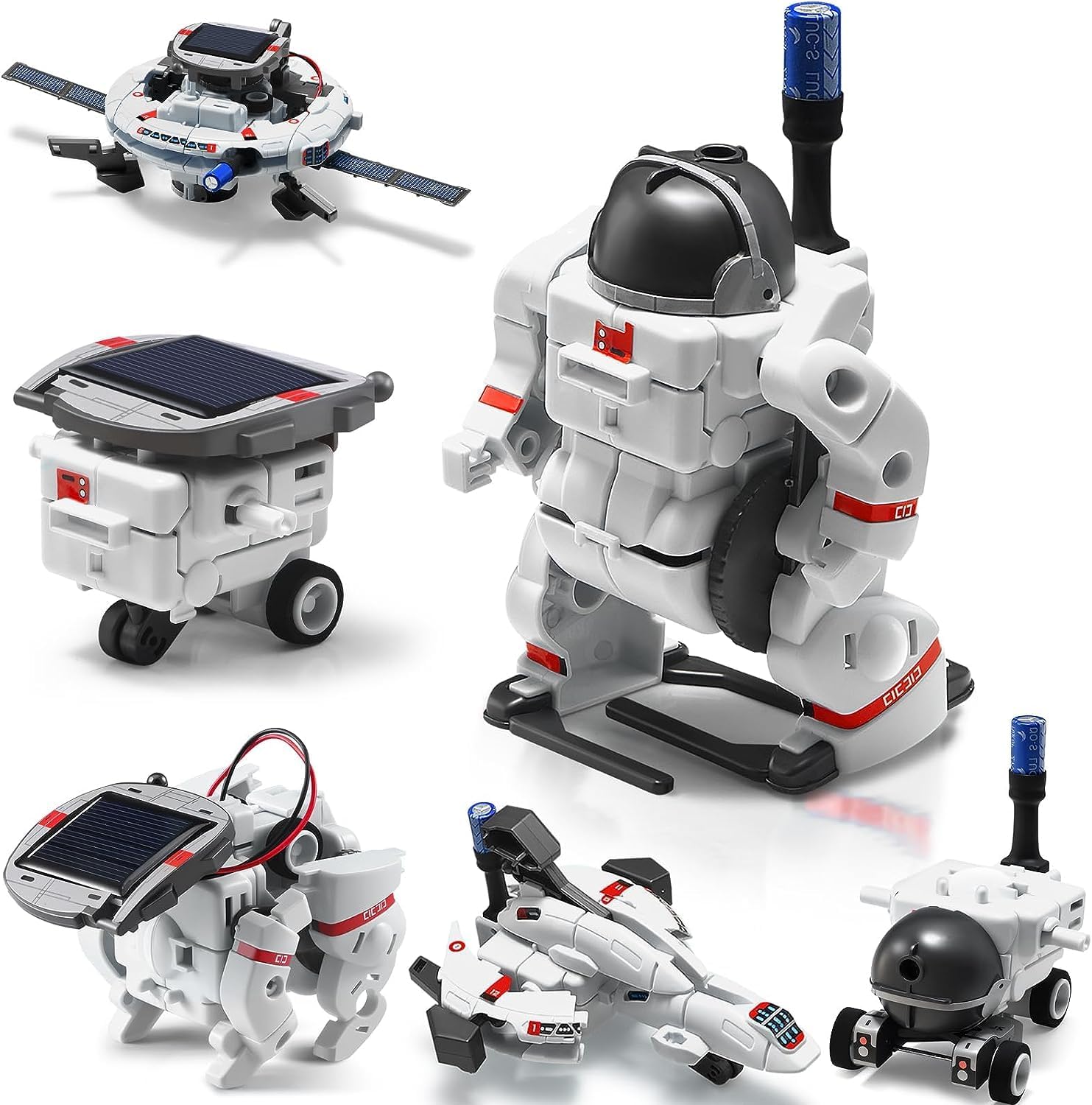 Amazon.com: STEM Toys Solar Robot Kit Learning Building Toys ...