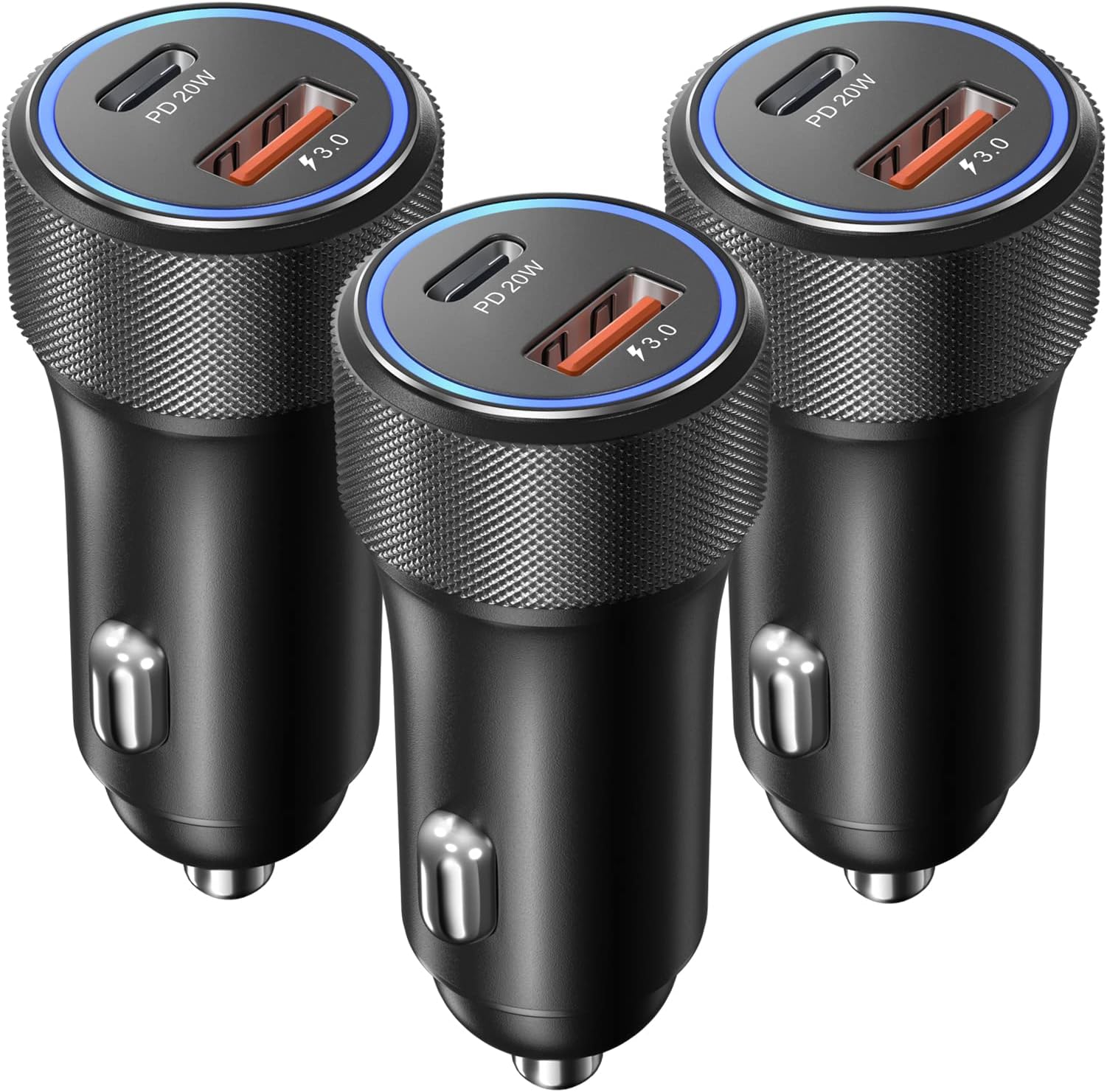 Amazon.com: COMLZD Mini Car Charger 40W USB C Fast Charging Adapter ...