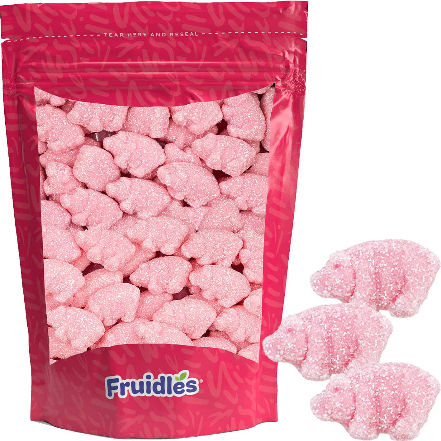 Amazon.com : Fruidles Sour Gummy Piglets, Pink Gummies, Great for Theme ...