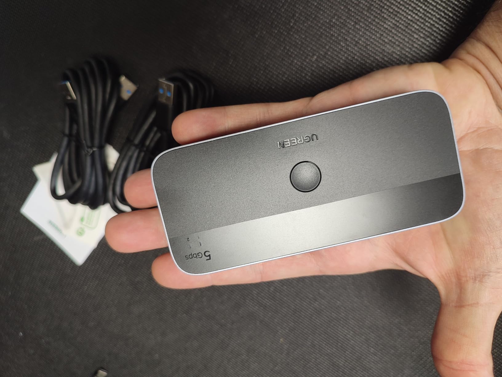 UGREEN USB 3.0 Switch 2 Computers Share USB C and 3 USB A Devices, 4 ...