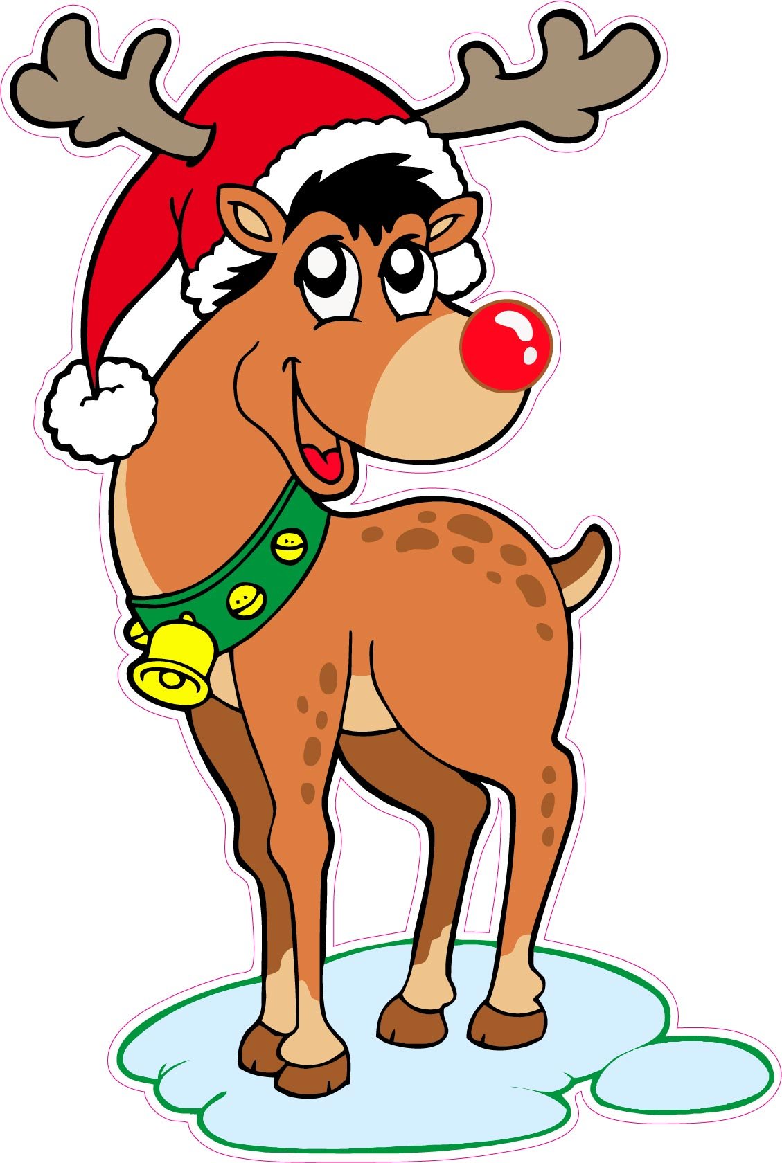 Christmas Clip Art Rudolph