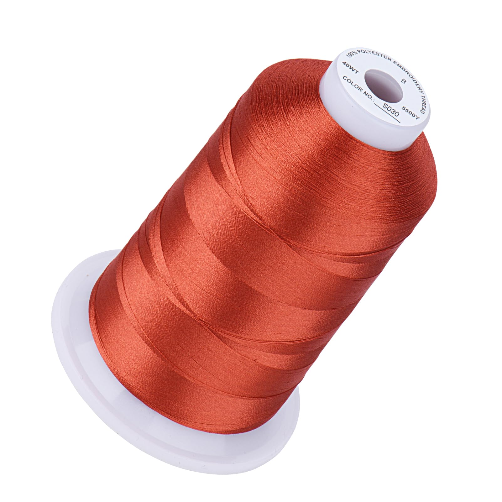 Amazon.com: Simthread Embroidery Thread Rusty Orange S030 5500 Yards ...