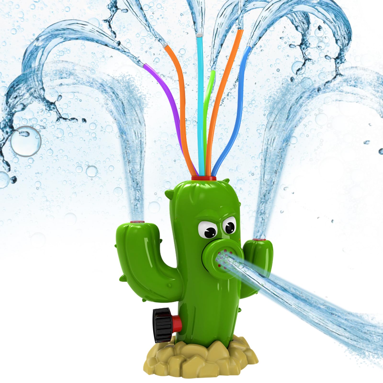 Outdoor Water Spray Sprinkler for Kids and Toddlers,Backyard Spinning ...