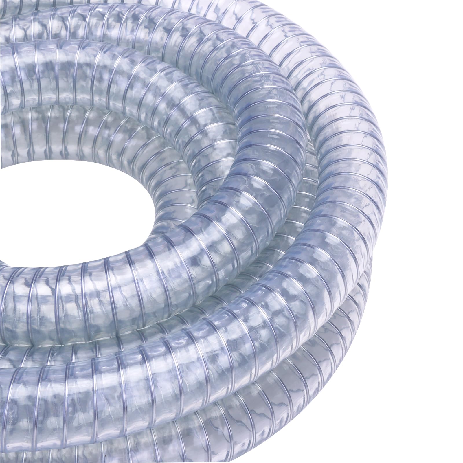 Snapklik.com : DERPIPE PVC Steel Wire Tubing - 5/8" ID X 7/8" OD Heavy ...