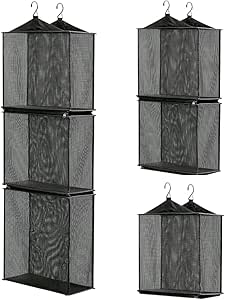 Amazon｜FABOMI バッグ収納 吊り下げ収納 クローゼット 棚 バッグ収納ラック バッグ ハンガー 押入れ 吊り下げ式 収納 縦 バッグハンガー バッグラック 大容量 スリム 1段 2 ...