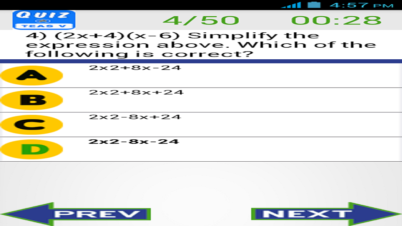 TEAS V Exam Prep Free - App on Amazon Appstore