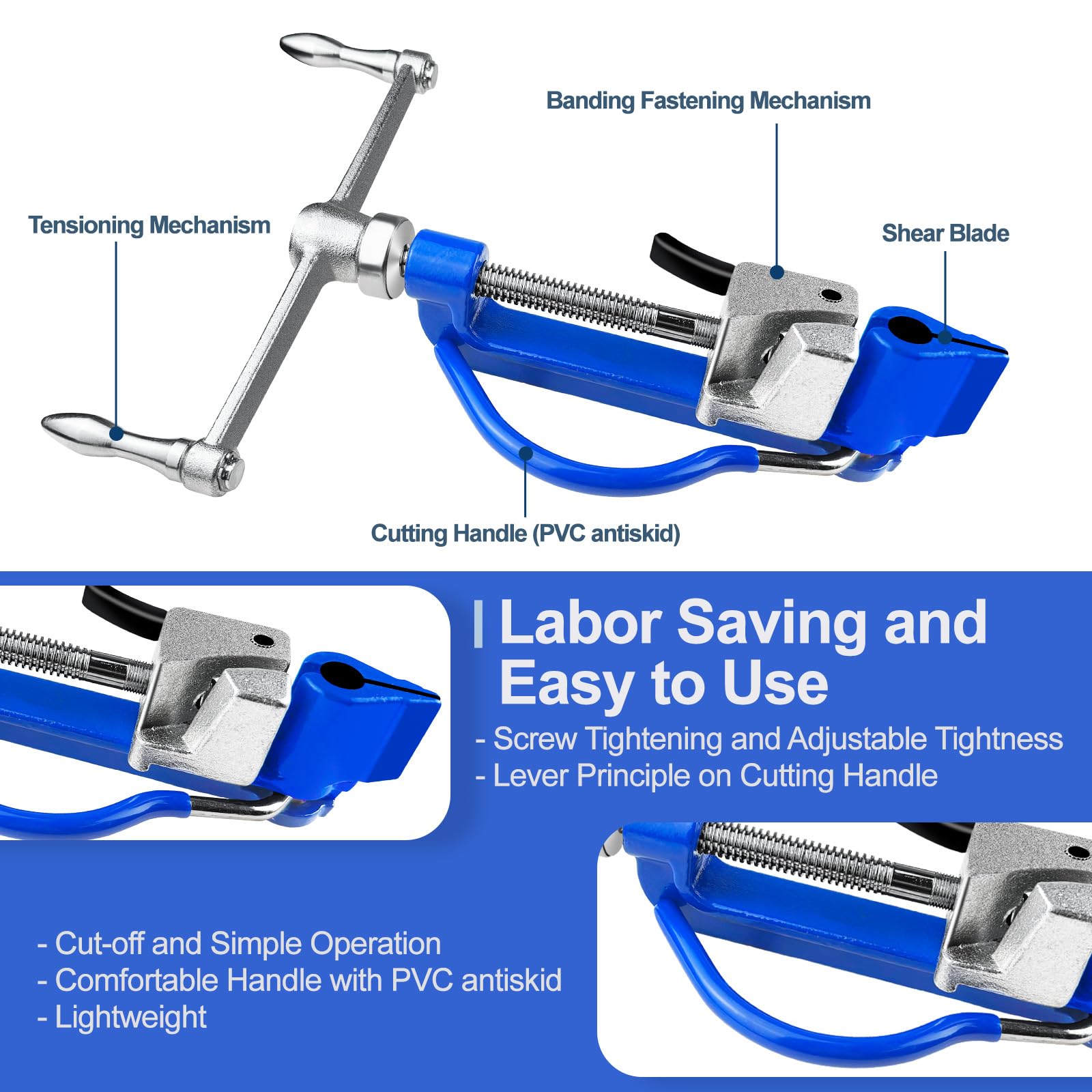 Snapklik.com : VerRich Steel Banding Strapping Kit-Screw-Type Tensioner ...