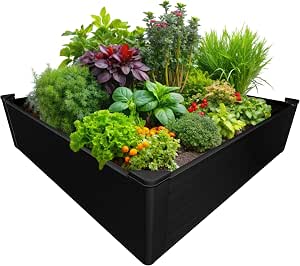Amazon.com: One Sweet Earth Raised Garden Bed - 4x4 ft Planter Box ...