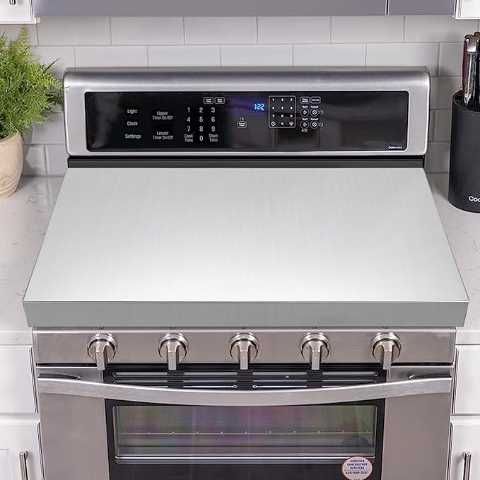 Amazon.com: Stainless Steel Stove Covers for Gas Stove Top,Cooktop ...