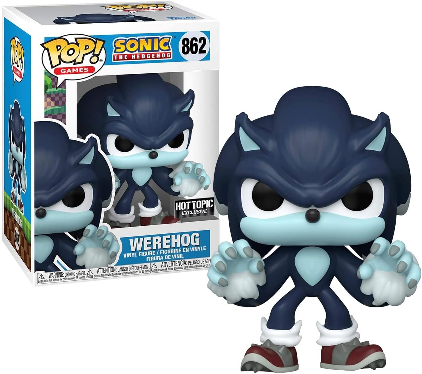Amazon.com: Funko Pop Games Sonic The Hedgehog Shadow & Super Shadow ...