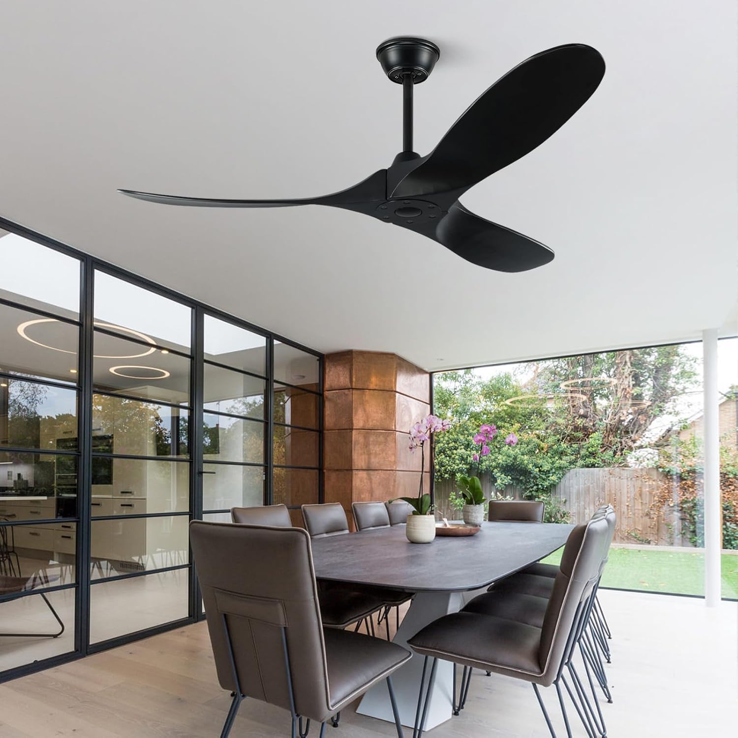 Amazon.com: Eliora Ceiling Fans without Lights, 52" Wood Ceiling Fan no ...