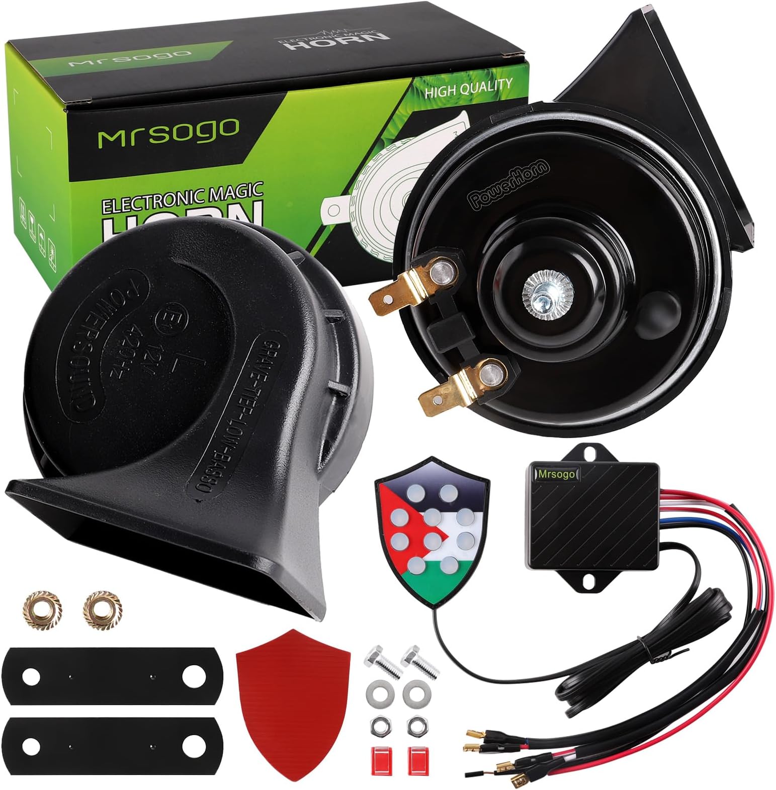 Amazon.com: BASURI® Musical Air Horn | 12 & 24 Volt | 130 DB | Version ...