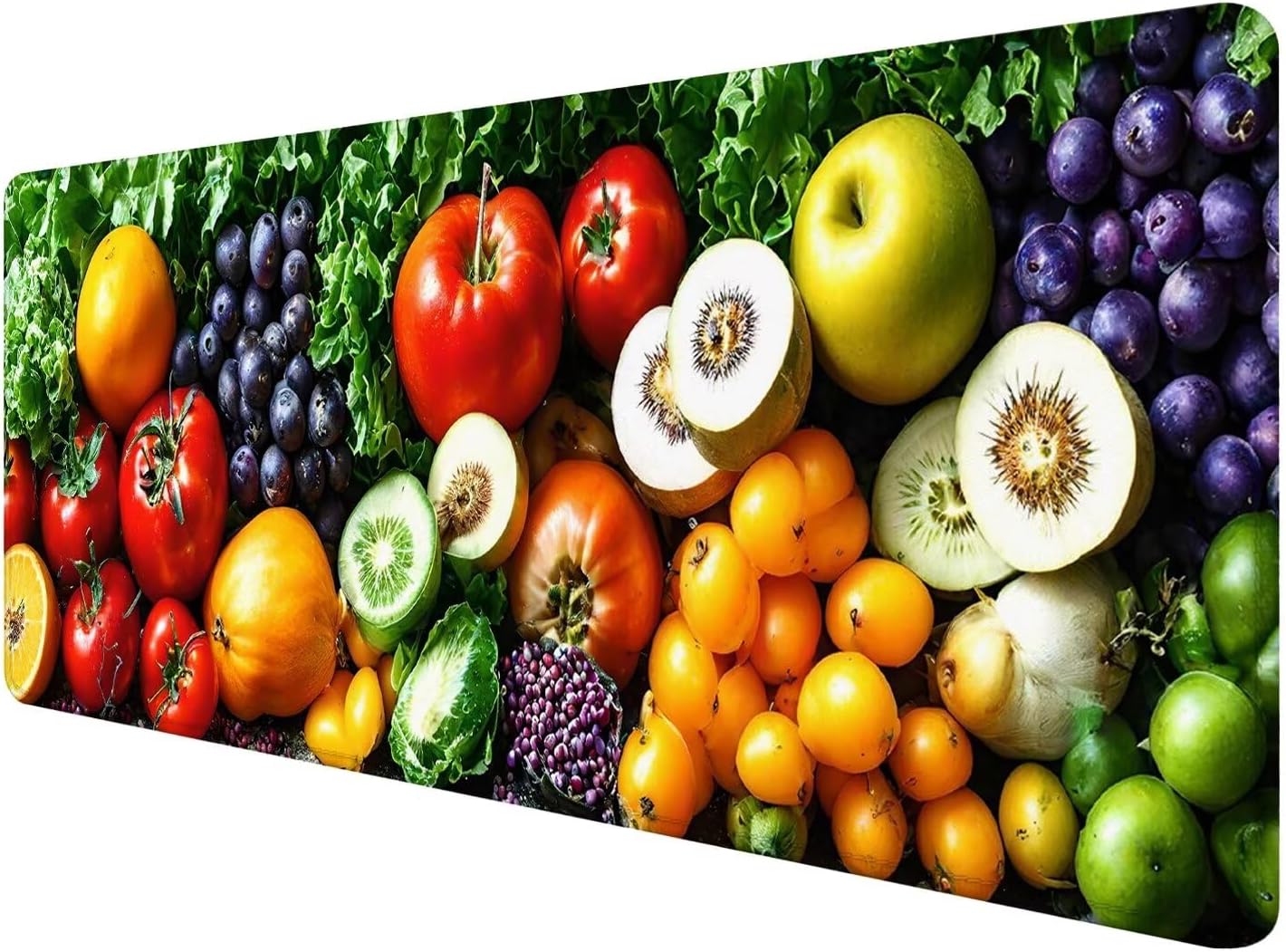 Farbe Mousepad 1200 x 500 mm,Gaming Mauspad XXL Gemüse Mousepad,Groß ...