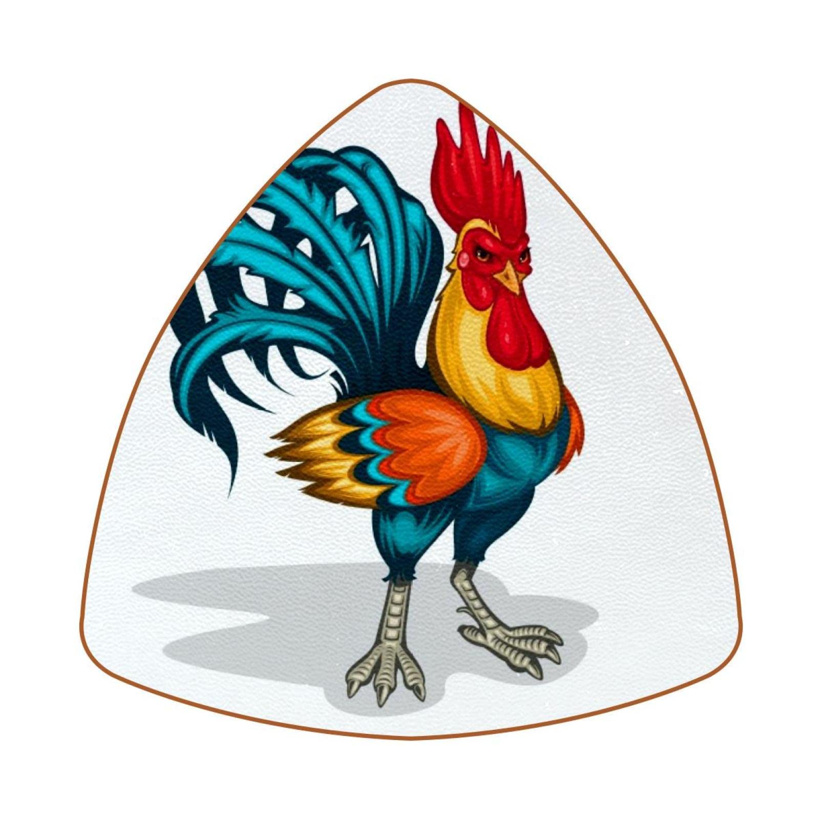 Rooster Logo In A Triangle