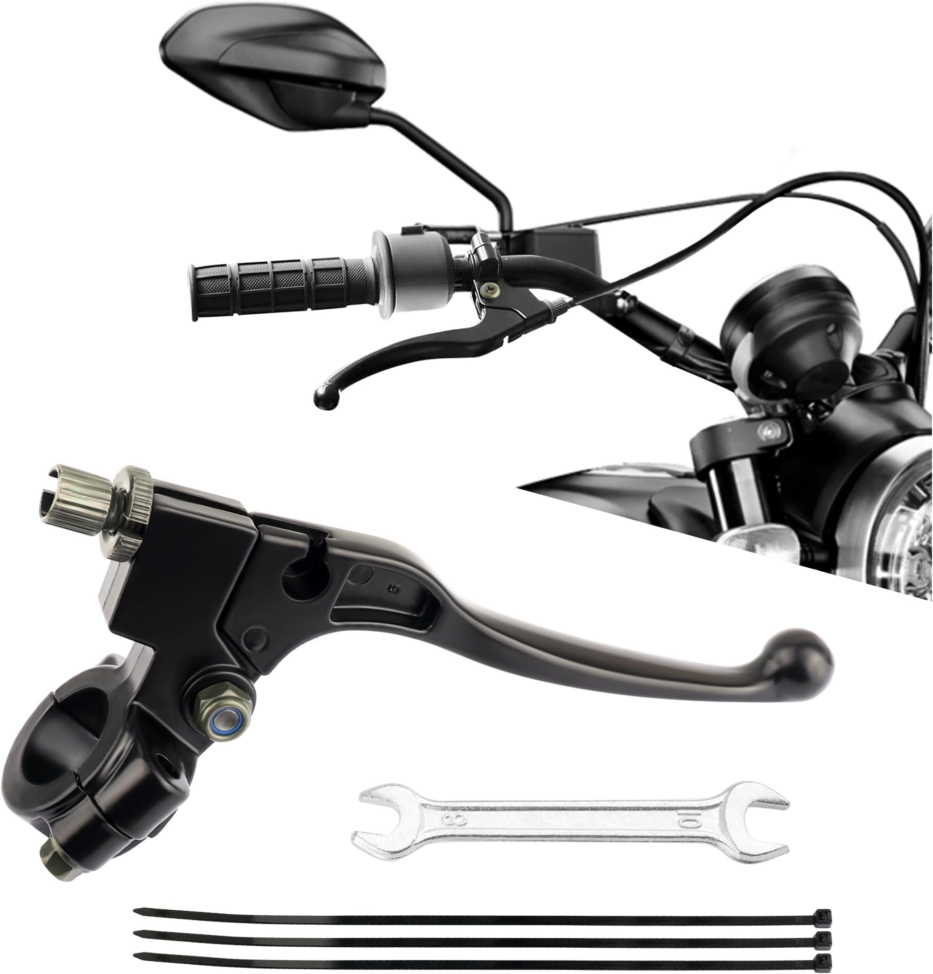 Amazon.com: OFBAND Left Clutch Lever + Right Brake Lever,Aluminum Alloy ...