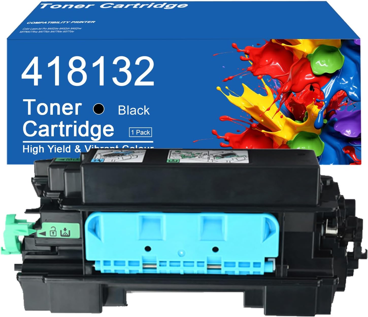 Amazon.com: RIOMAN 418132 Toner Cartridge Compatible for Ricoh 418132 ...