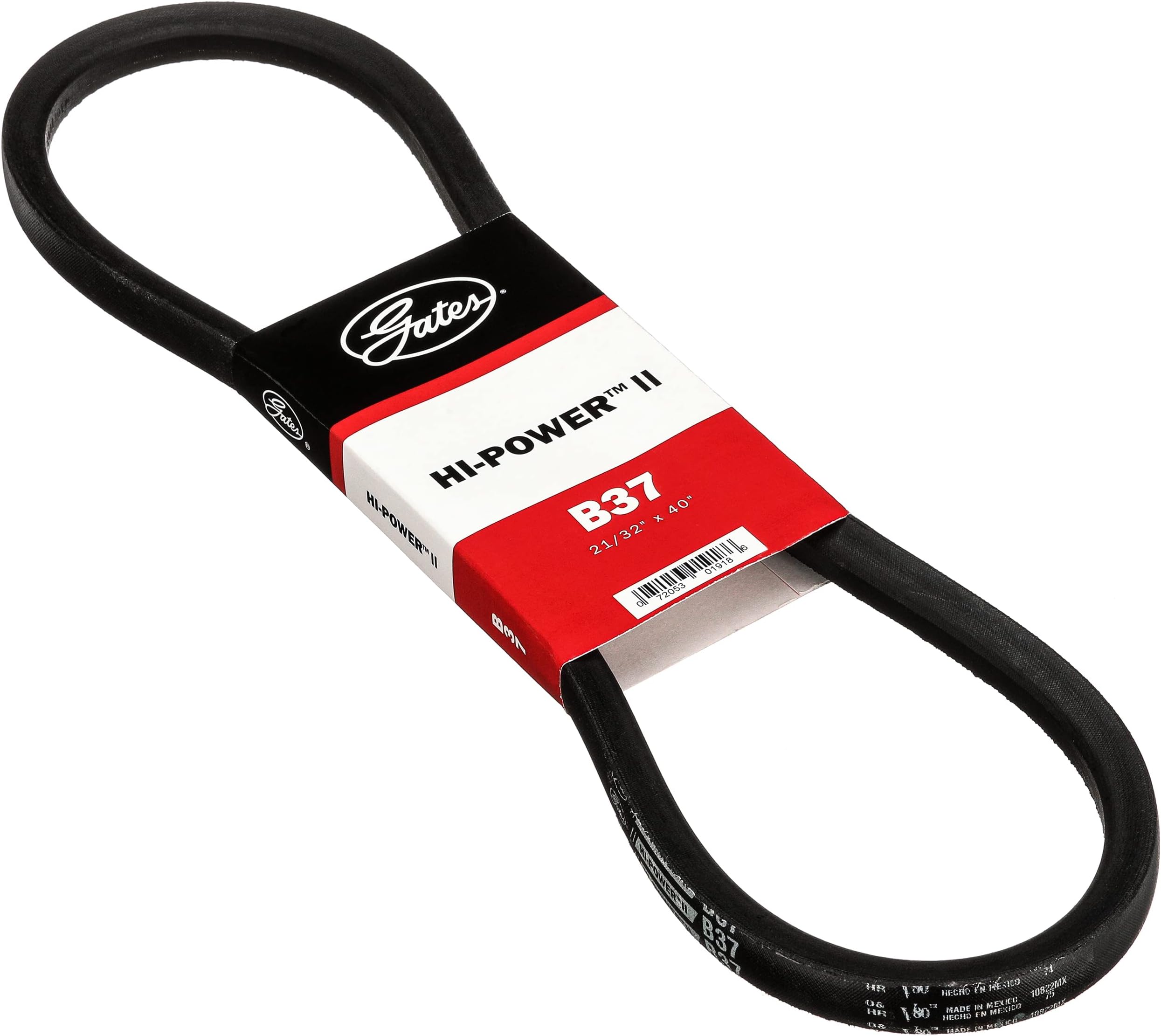 Amazon.com: Gates B37 Hi-Power II Belt : Industrial & Scientific