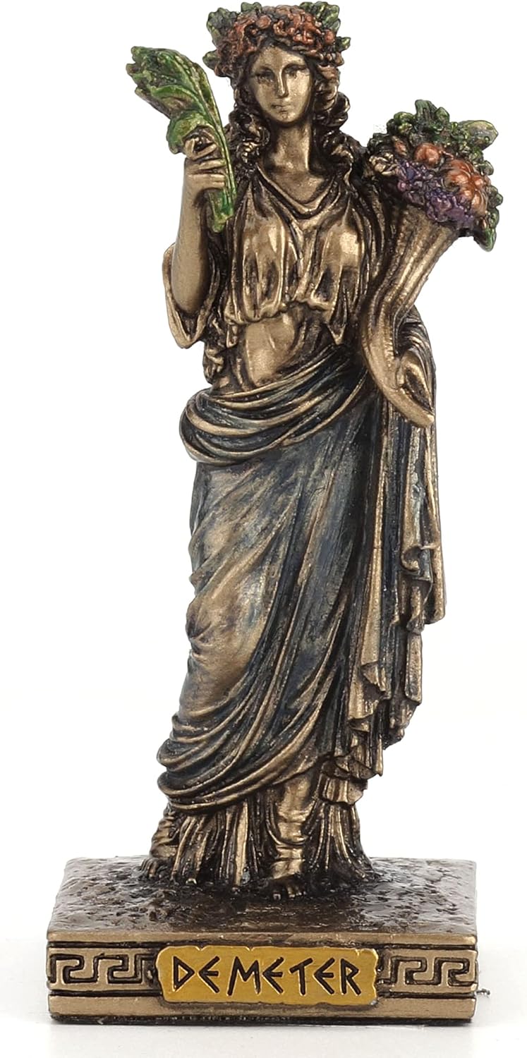 Veronese Design Greek Gods Miniature Figurine (Demeter, Bronze ...