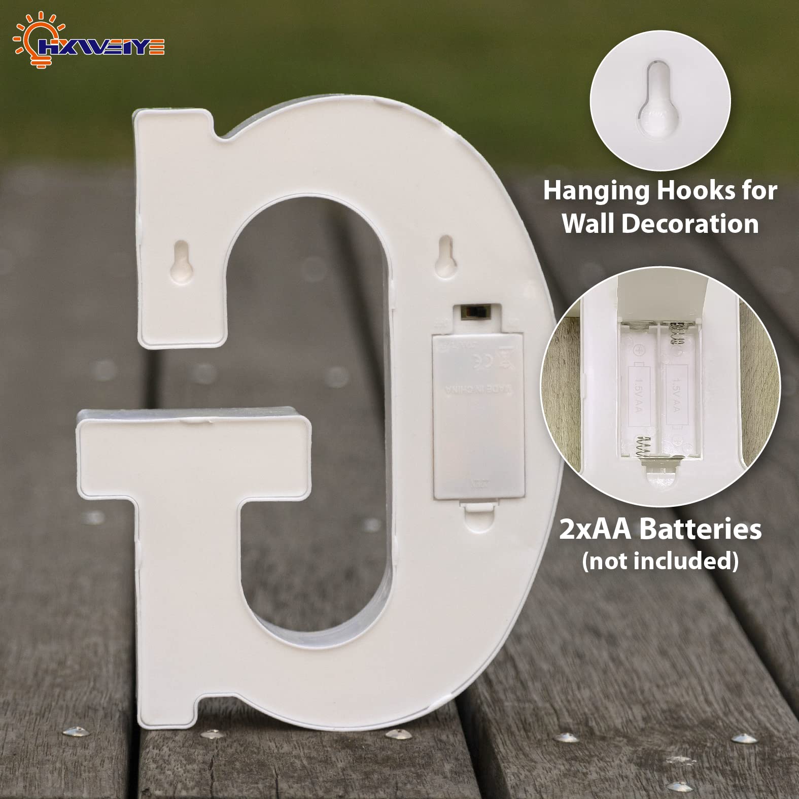 Snapklik.com : HXWEIYE Light Up Letters LED Marquee Letters Lights Sign ...