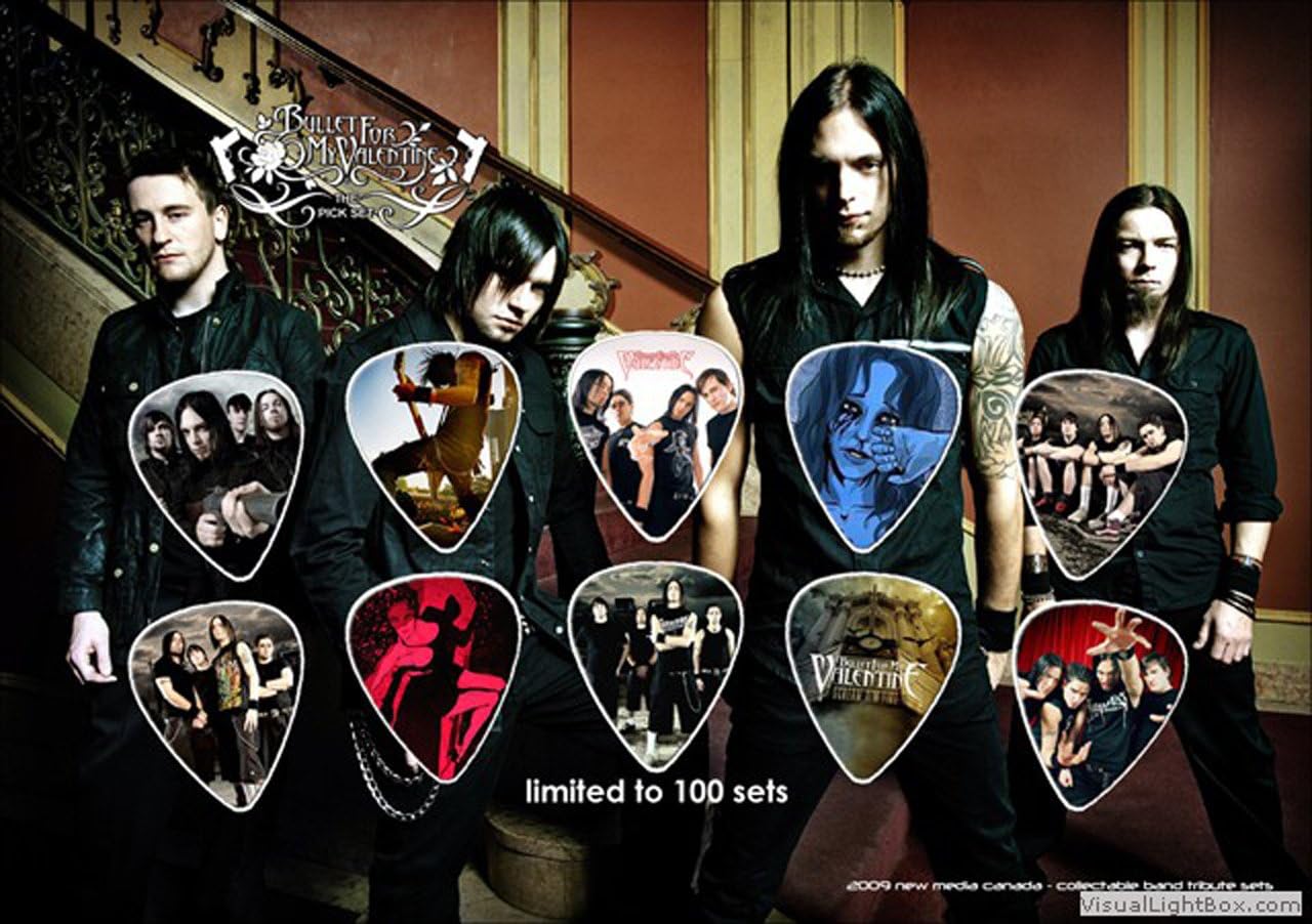 Bullet for My Valentine Médiator Pick Display (Limited to 100) : Amazon ...