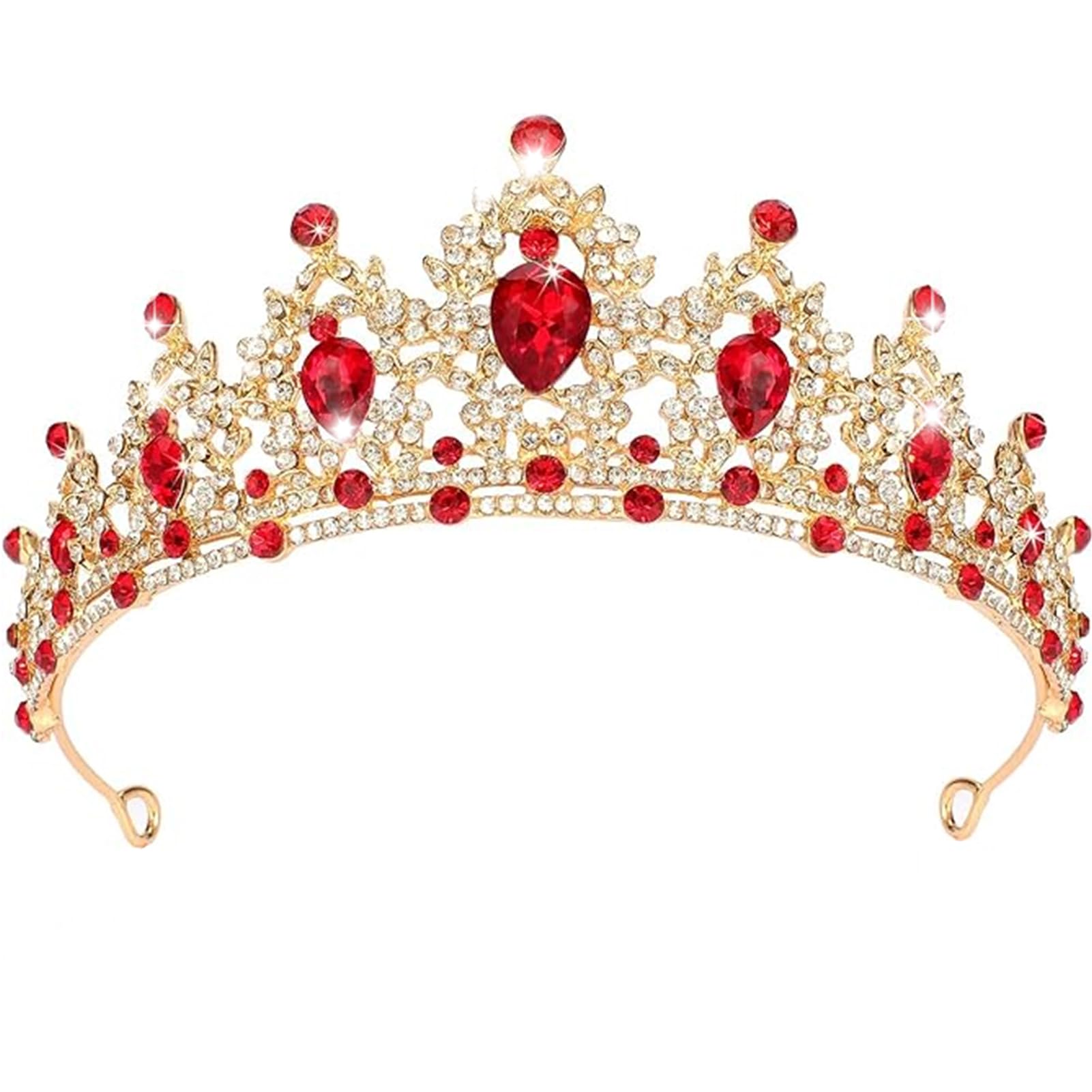 Amazon.com : Crown, Rhinestone Wedding Crowns, Wedding Tiara Headband ...