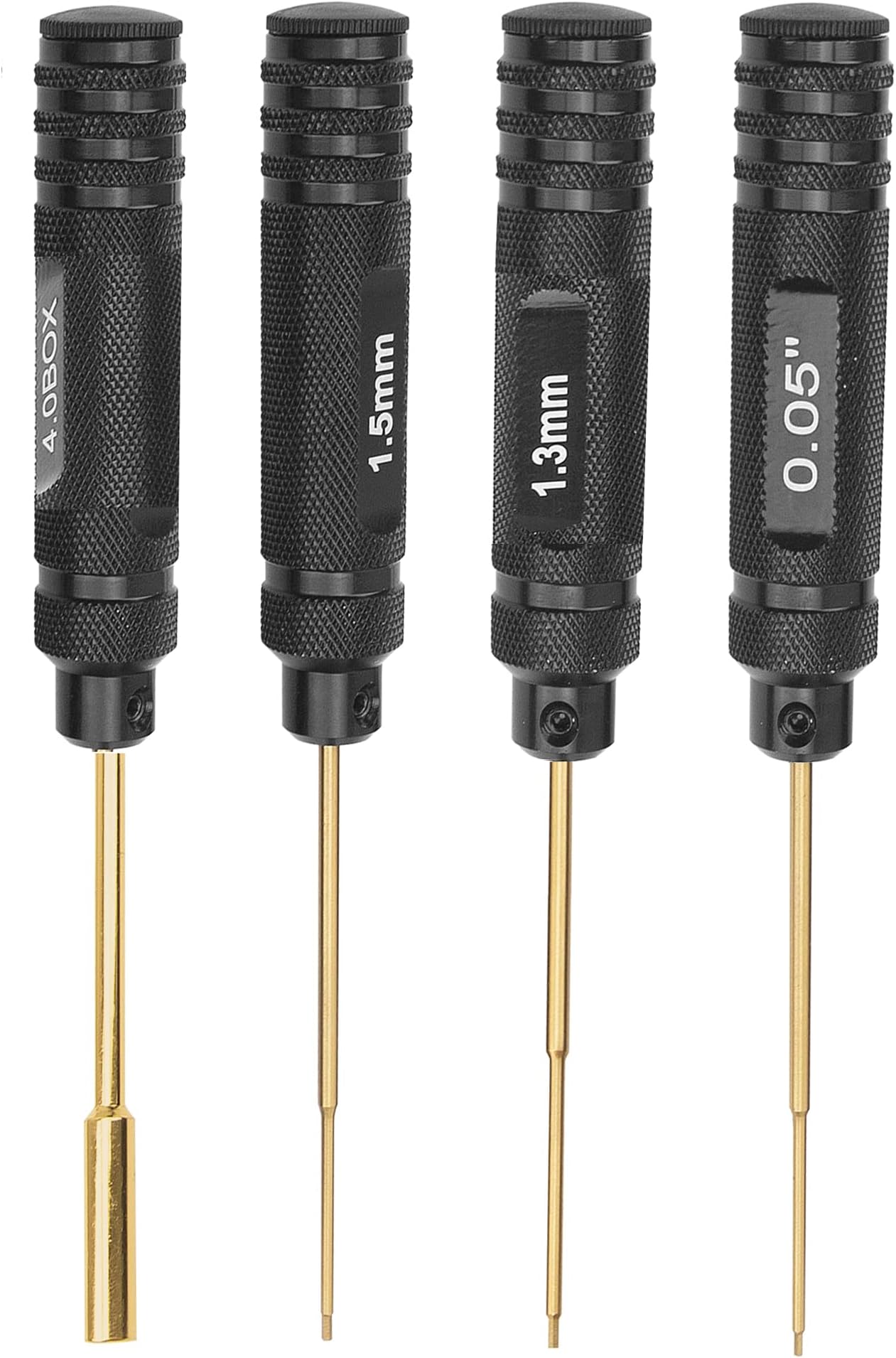Amazon.com: Vgoohobby H0.05'' 1.3mm 1.5mm 4.0mm(Box) Handle Allen Hex Screwdrivers Screw Driver ...