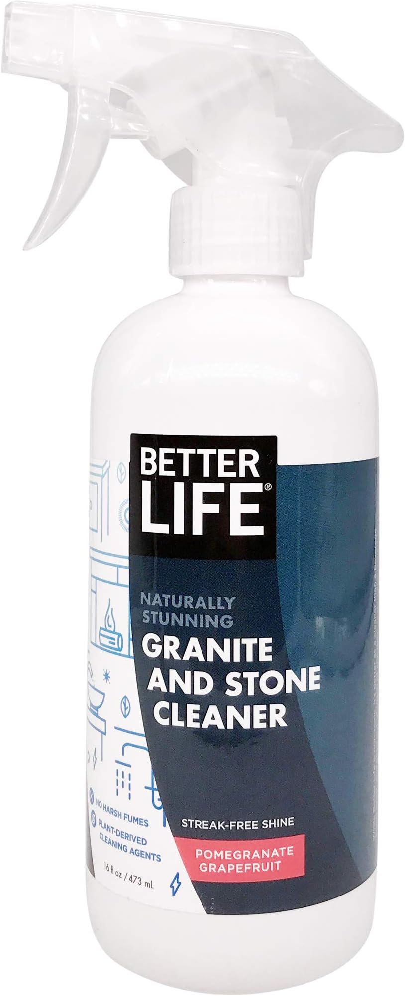 Amazon.com: Better Life Take it for Granite Stone Countertop Cleaner ...