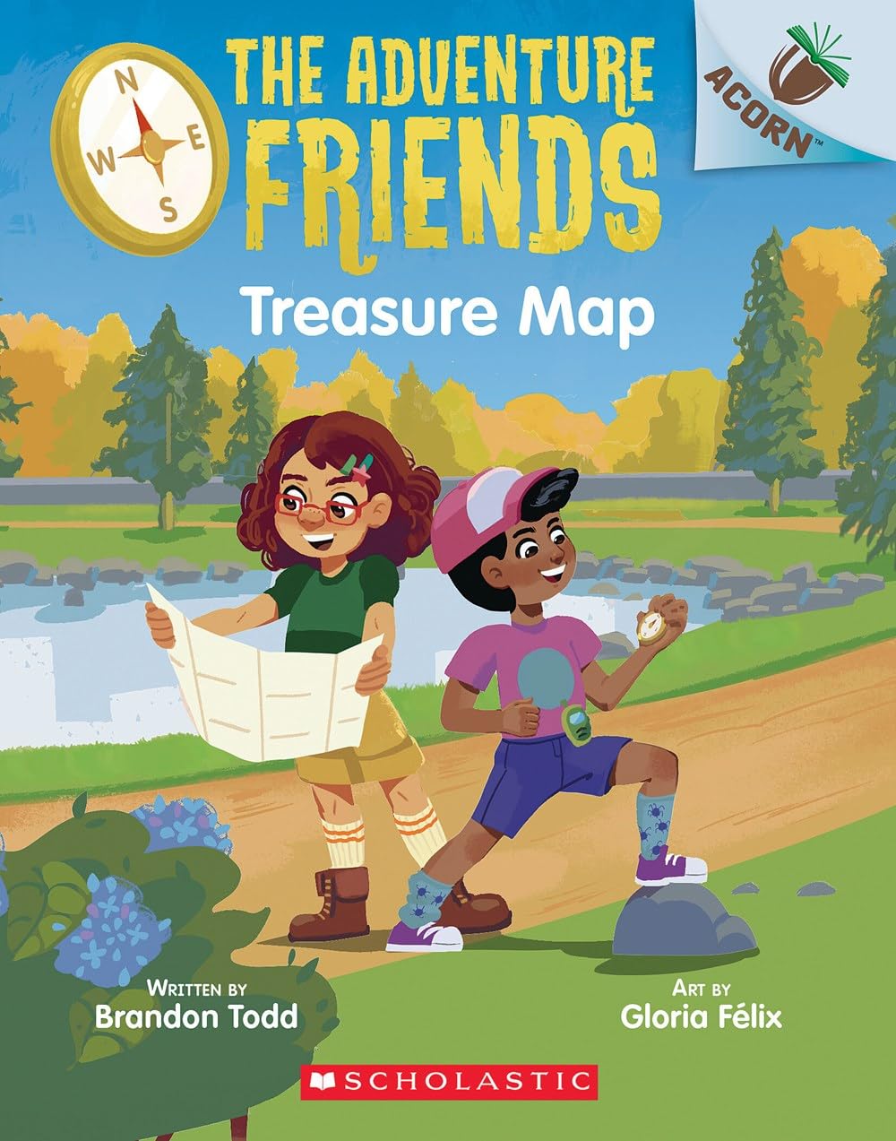 Amazon | Treasure Map (Adventure Friends: Scholastic Acorn, 1) | Todd ...