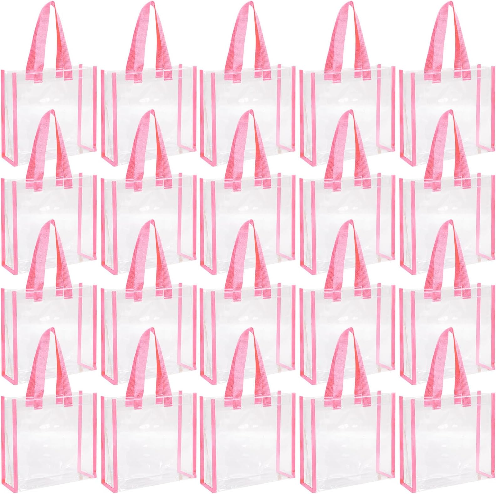 Amazon.com: Paterr 30 Pcs Clear Tote Bag Stadium Approved Bulk 10 x 10 ...