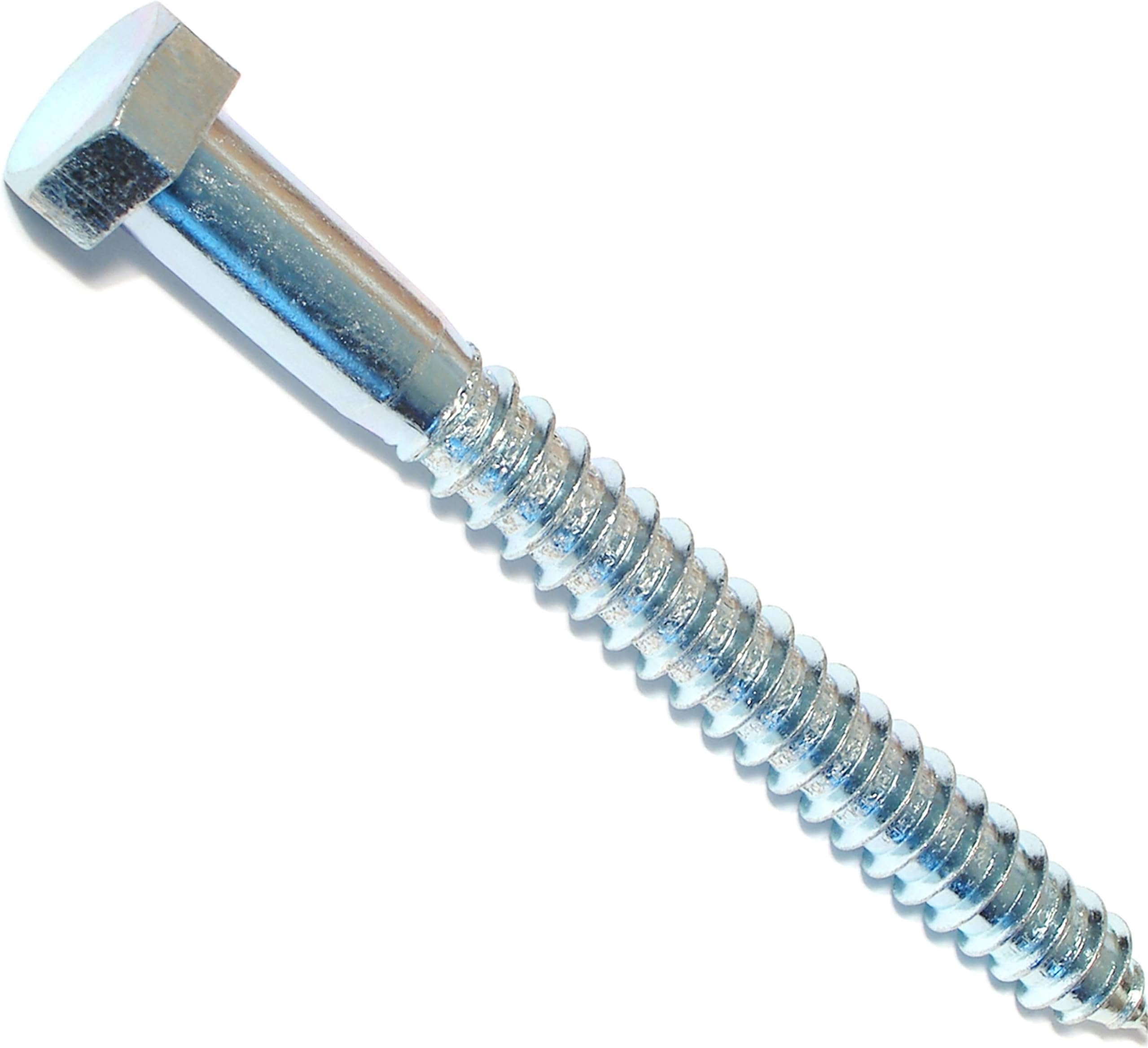 Amazon.com: The Hillman Group 230131 Hex Lag Screw, 1/2-Inch X 4-Inch ...