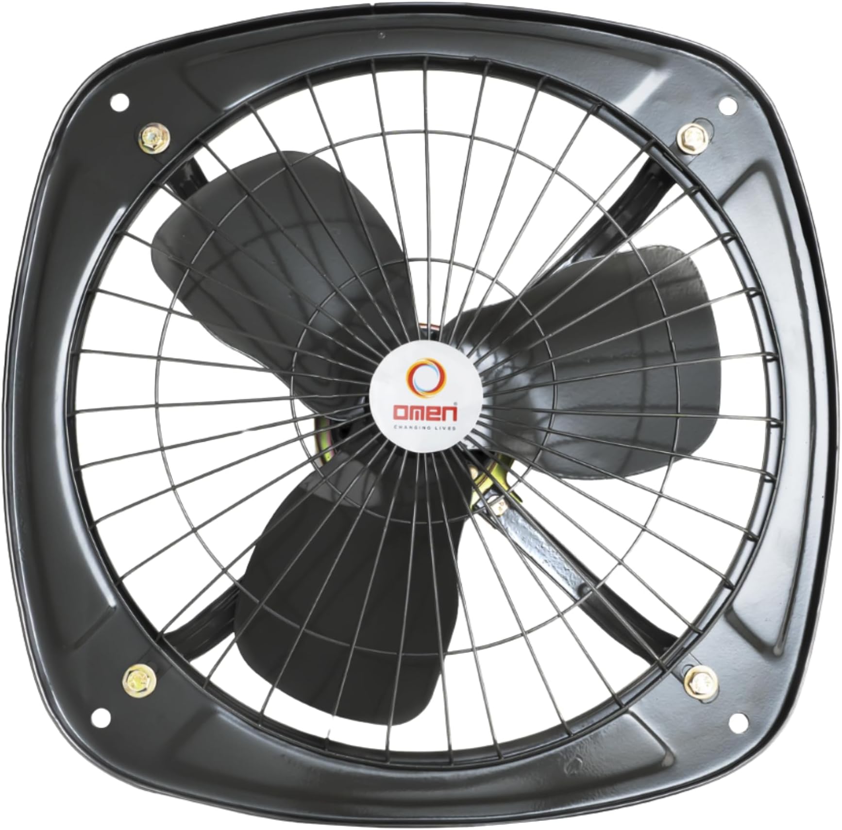 Almonard 1400 RPM Single Phase Exhaust Fan, 300 mm/12-inch (Black ...