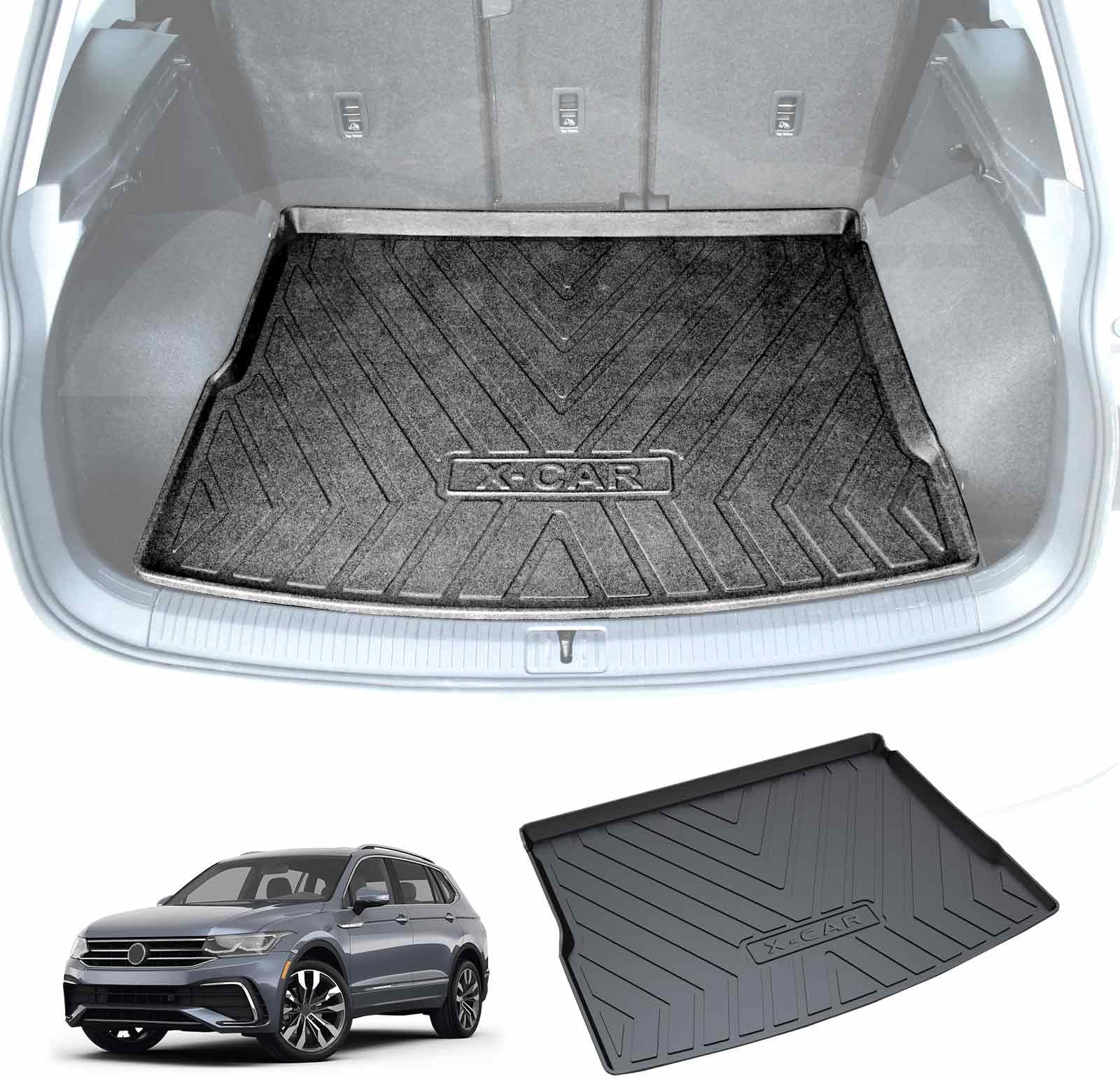 X-Car Boot Liner for Volkswagen VW Tiguan Allspace 7-Seater 2018-2024 ...