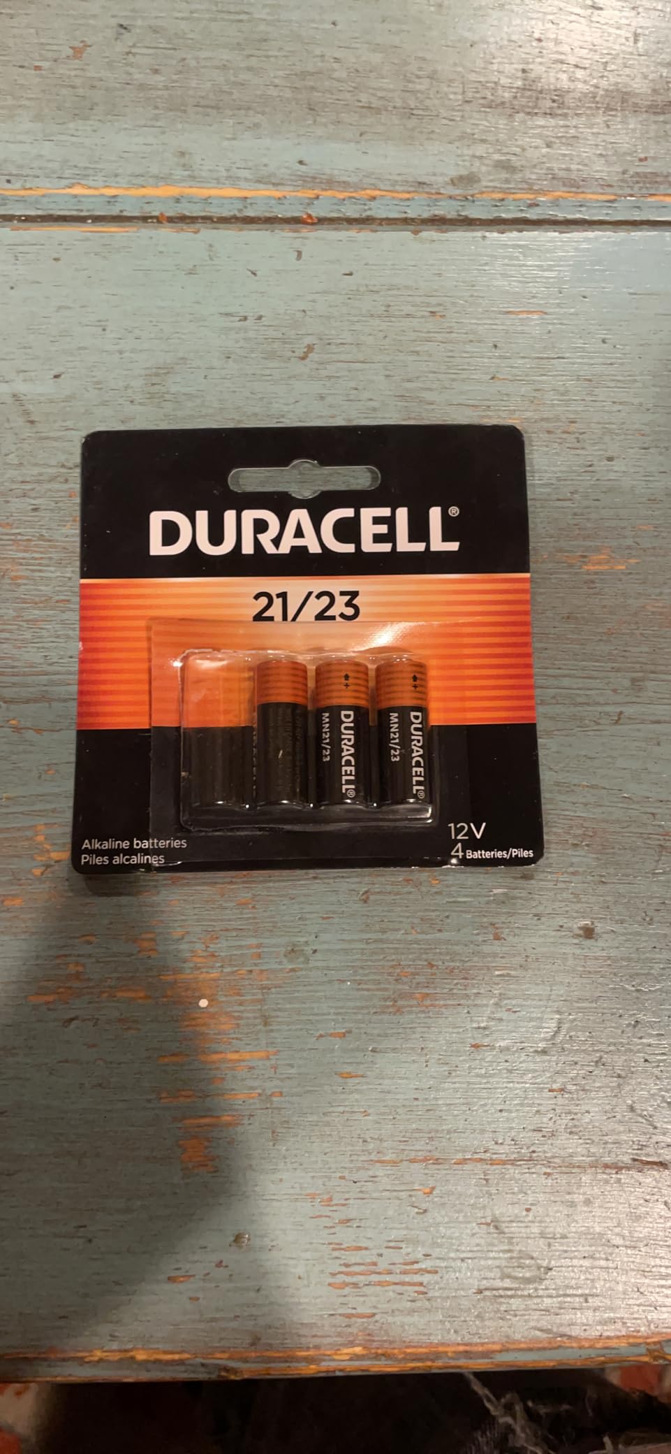 Amazon.com: Duracell 21/23 12V Alkaline Battery, 4 Count Pack, 21/23 12 ...