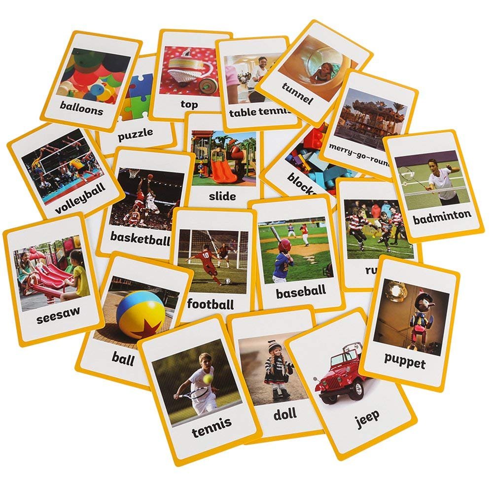 Buy Educational Live Picture Cards of Toys/Playgrounds/Sports 26 pc ...