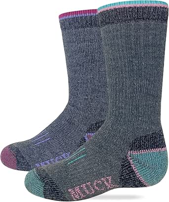 Amazon.com: MUCK Boot Boys Girls Heavyweight Merino Wool Blend Boot ...