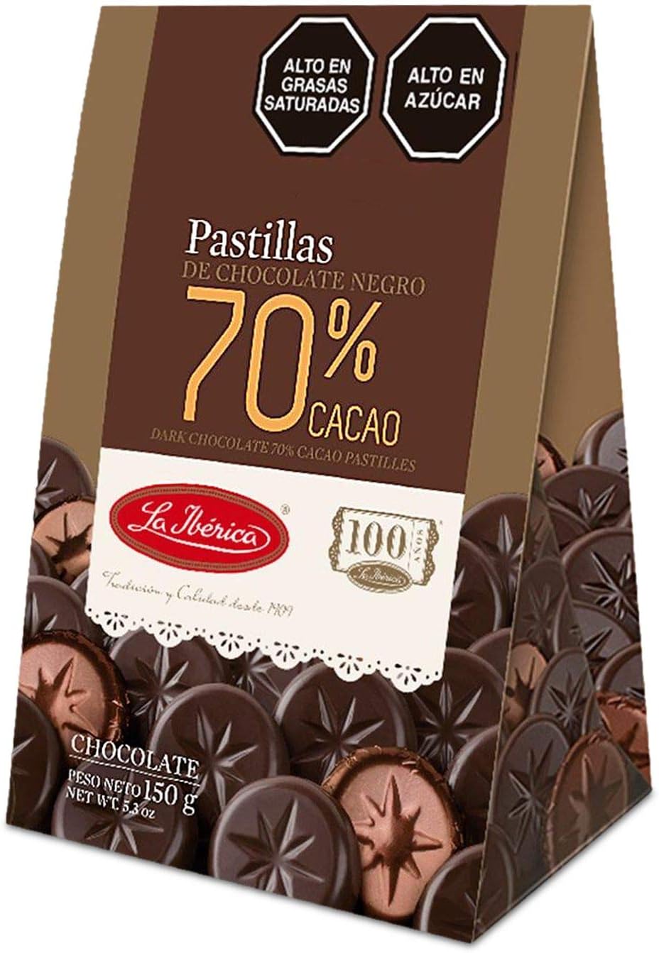 Amazon.com : Sublime Chocolate Peru Con Leche Y Mani/chocolate with ...