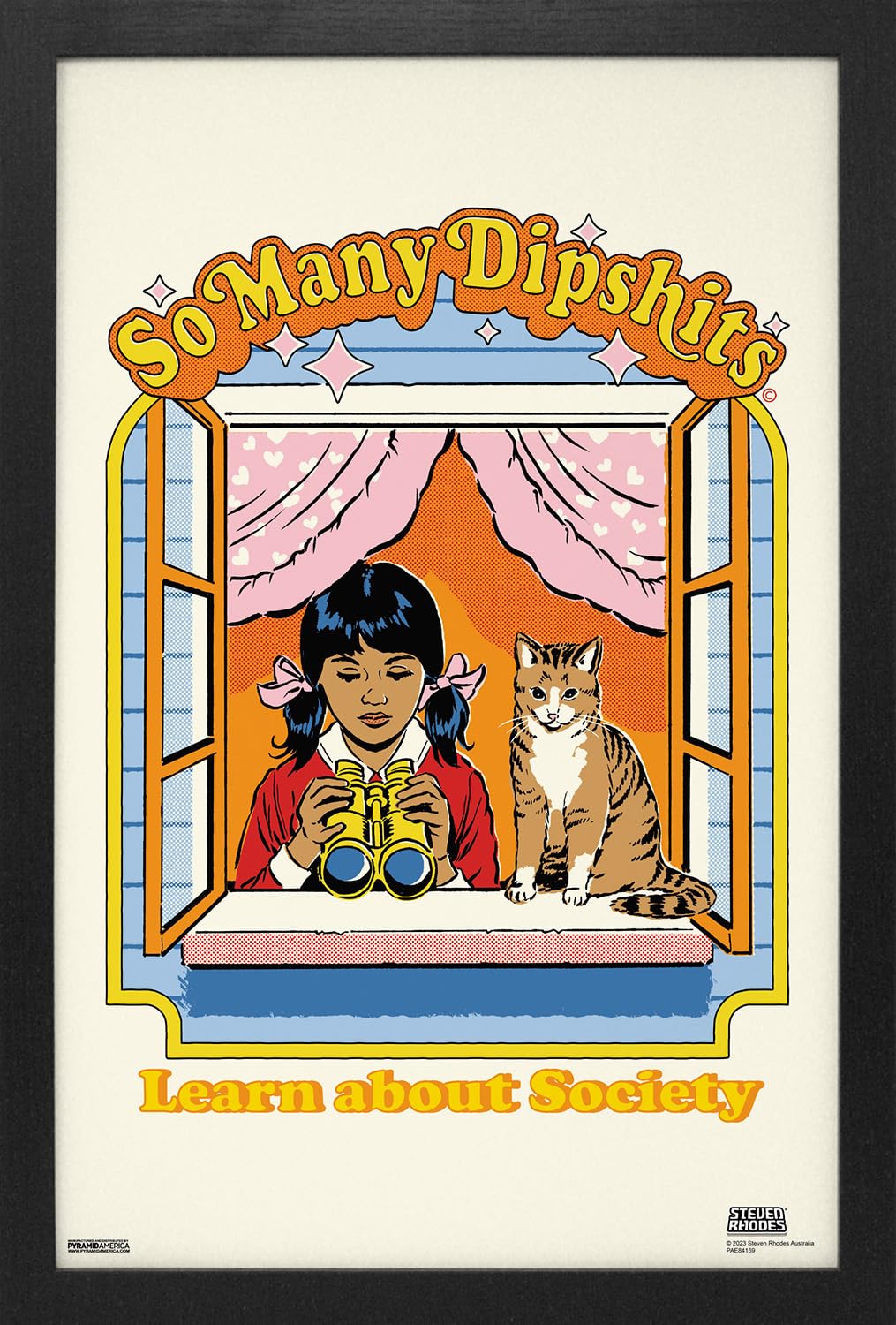 Amazon.com: Pyramid America Steven Rhodes Dip Shit 12x18 Poster Frame ...