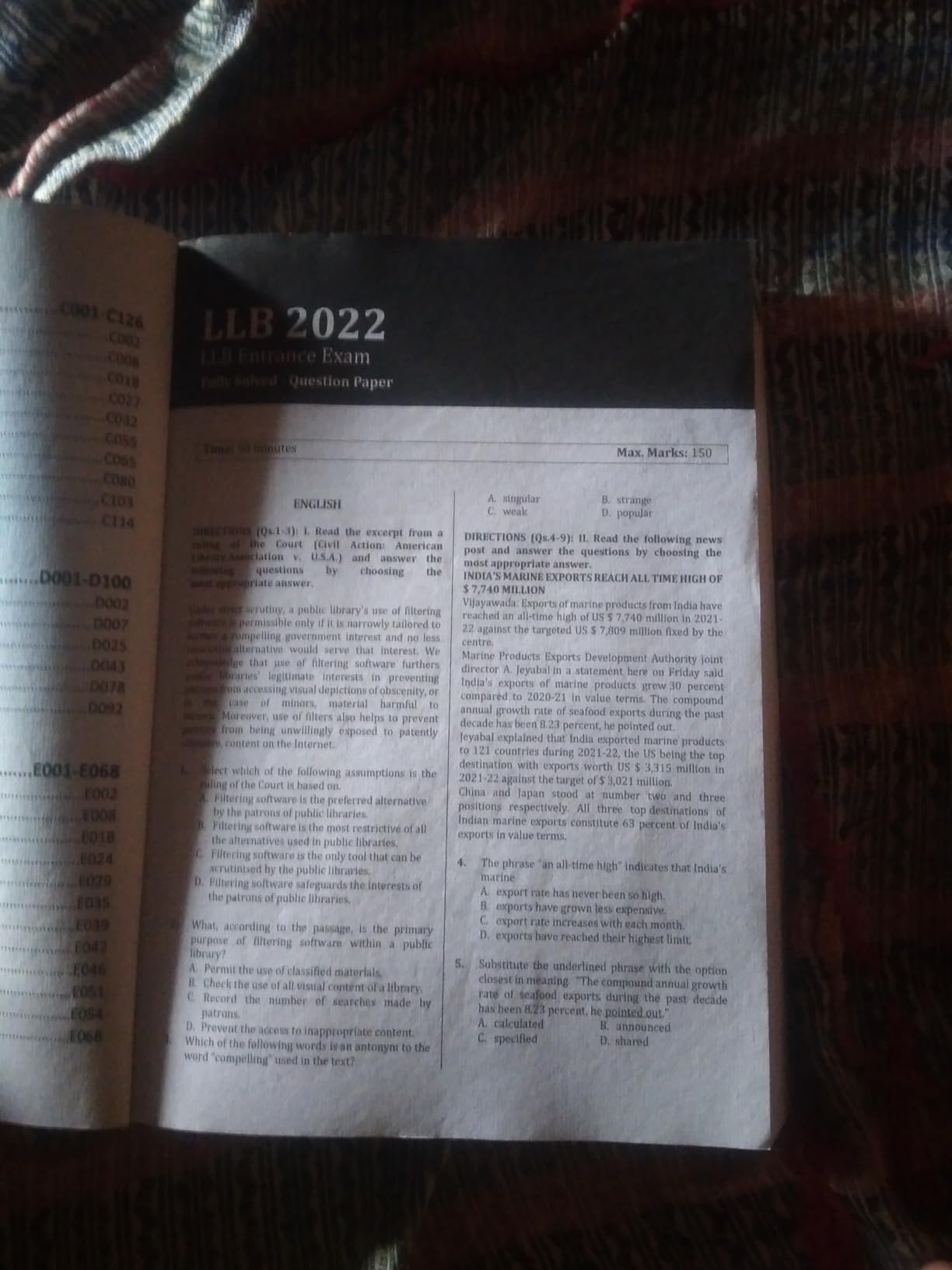 LLB Entrance Exam Guide : LearnX: Amazon.in: Books