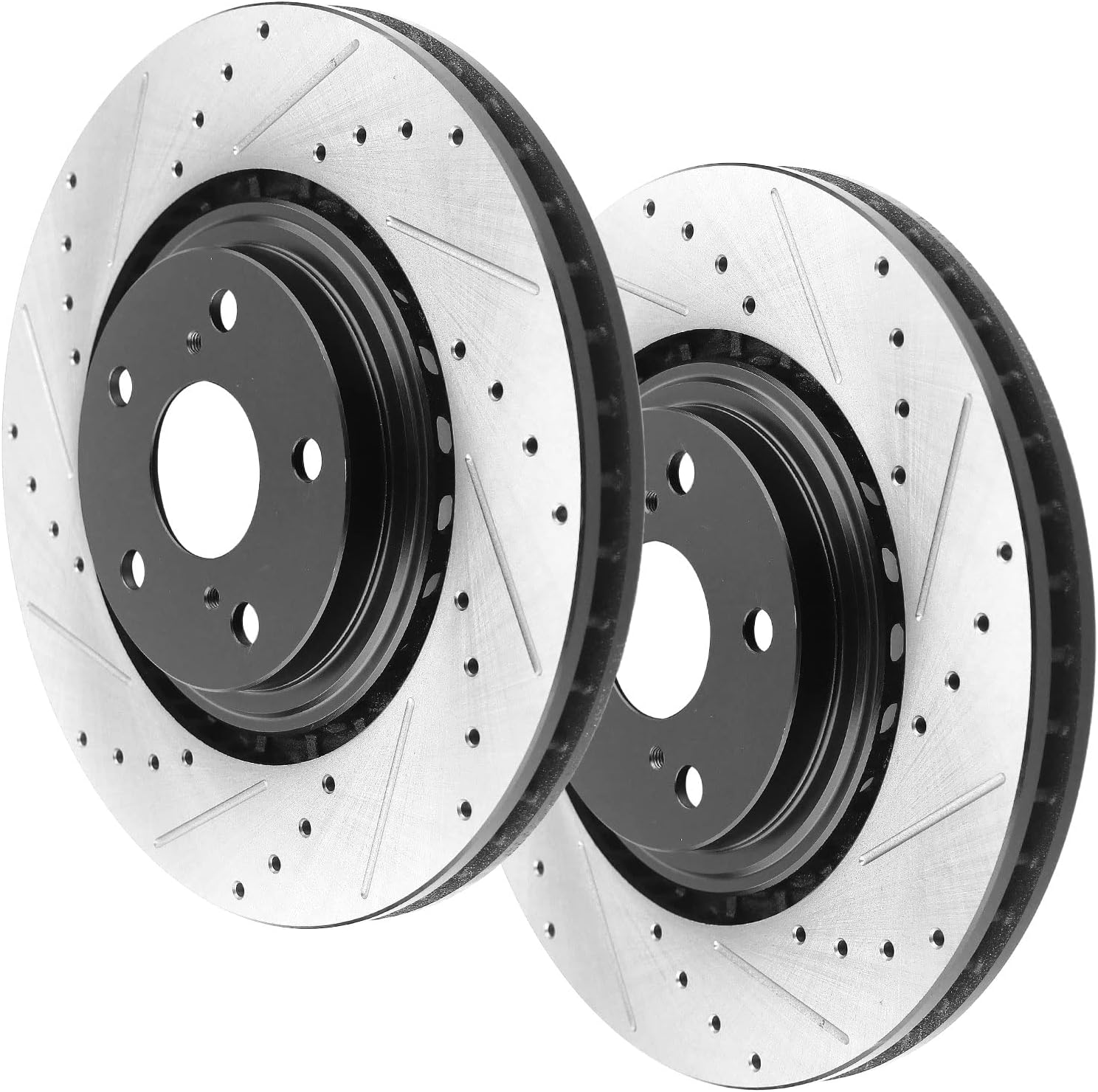 Amazon.com: JADODE 328mm 12.91'' Front Brake Rotors Heavy Duty Drilled ...