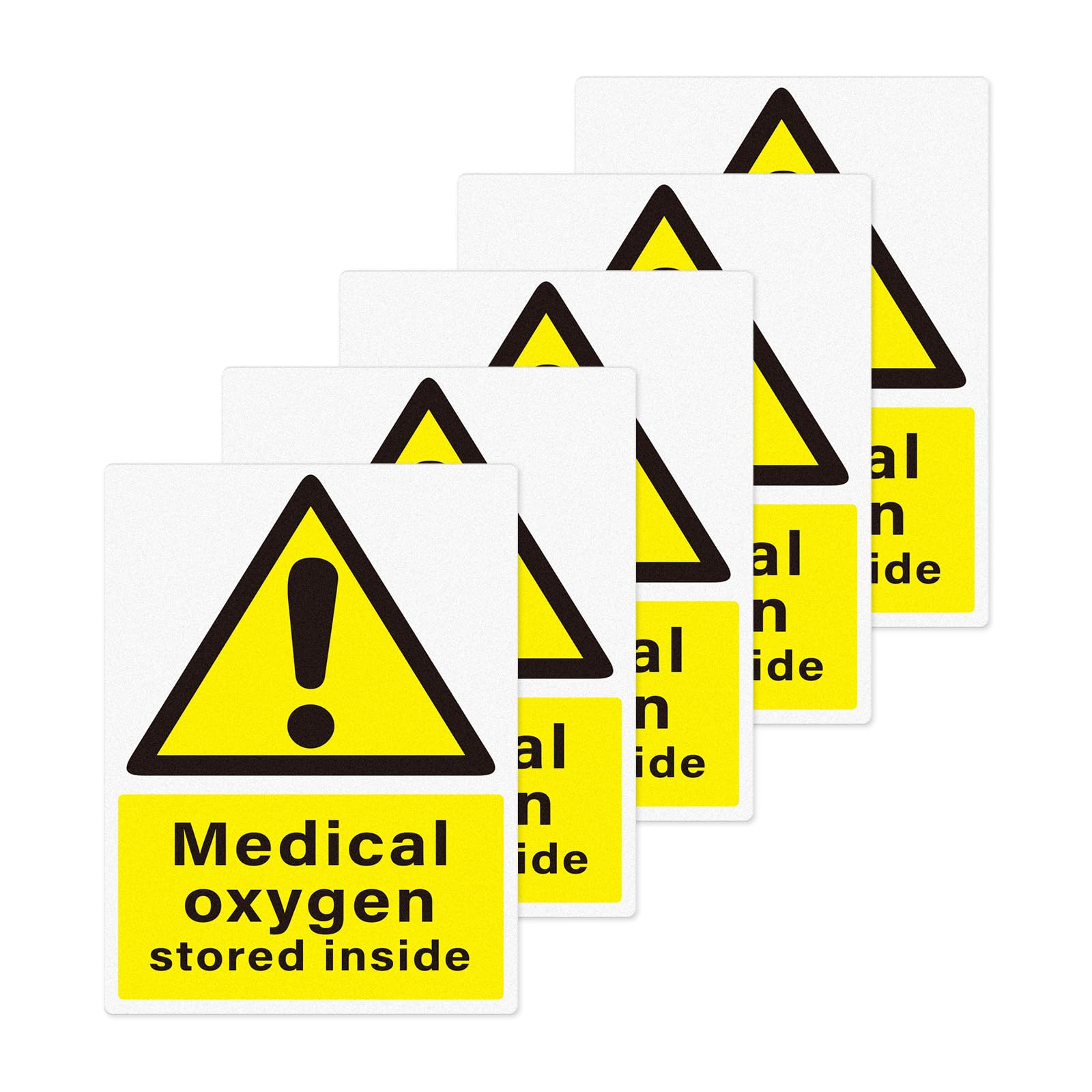 YIKIADA Medical Oxygen Stored Inside Stickers Vinyl 15 x 20 cm Self ...